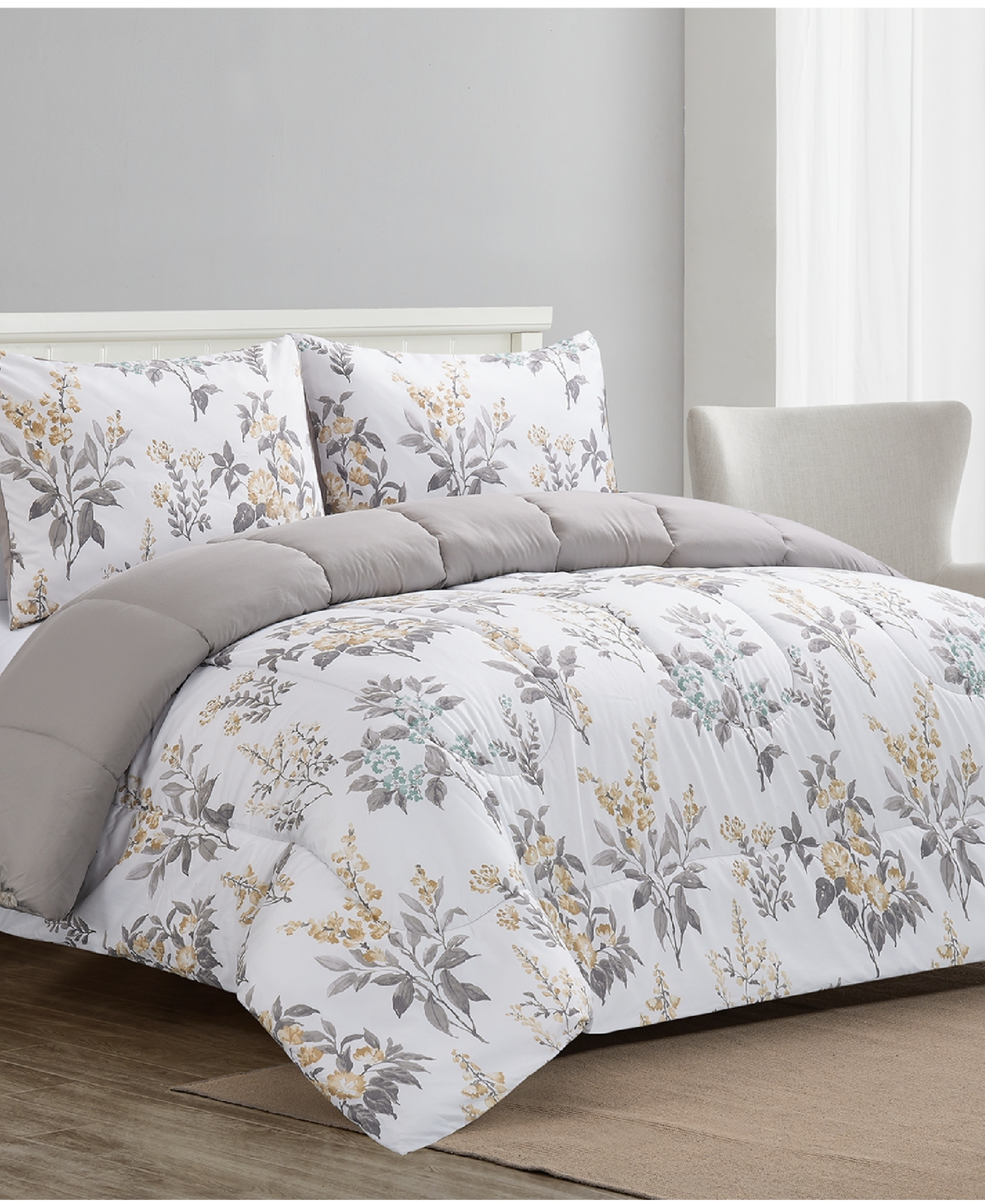 Click here for Highline Bedding Co. Rosenne Reversible 3-Pc. Comf... prices