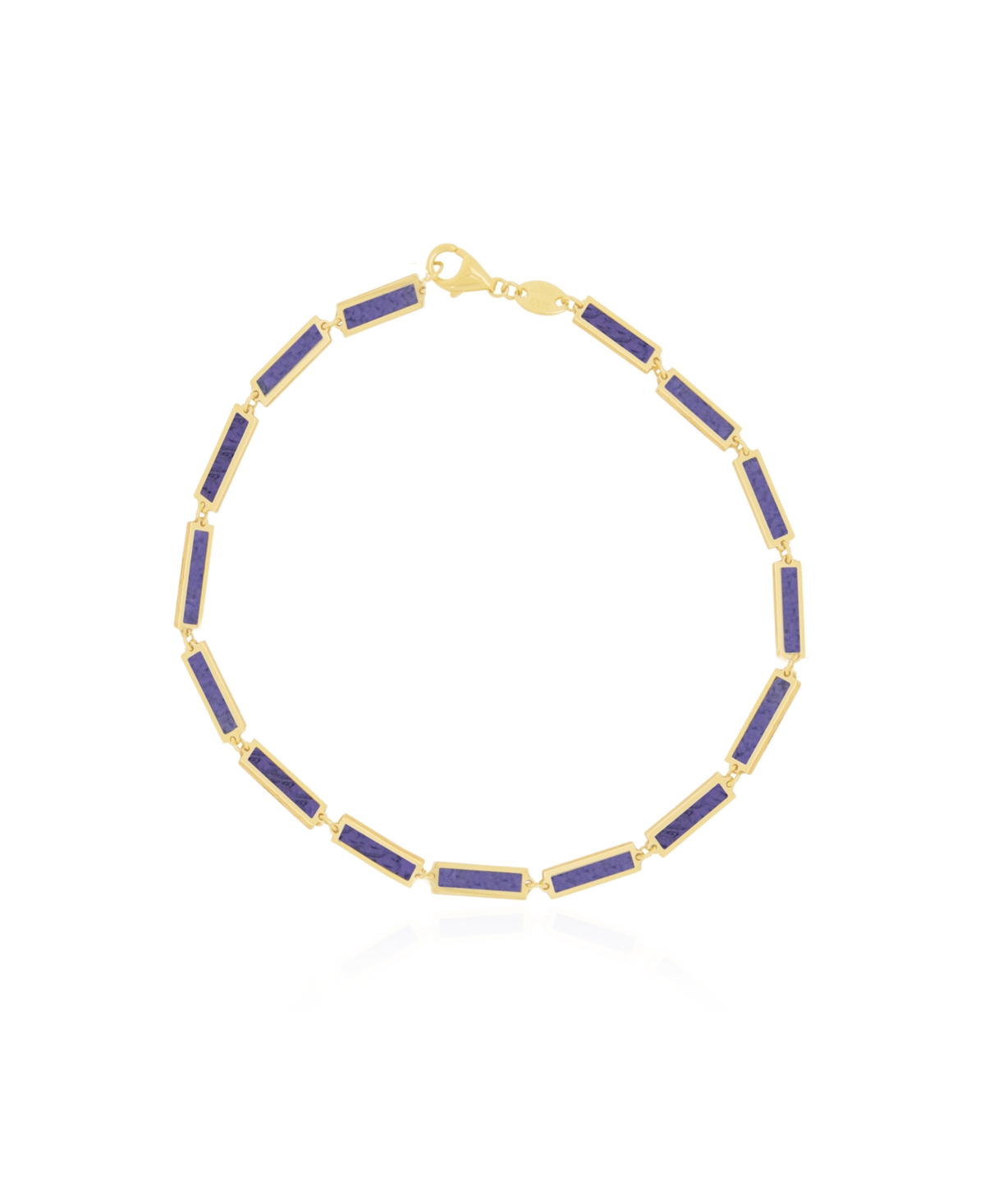 Click here for The Lovery Amethyst Bar Bracelet 14K Gold prices