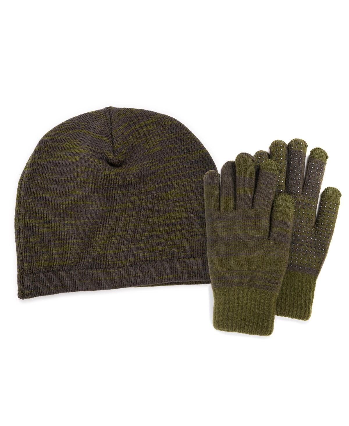 Click here for Quietwear Men Heat Retainer Beanie/Glove - Green prices