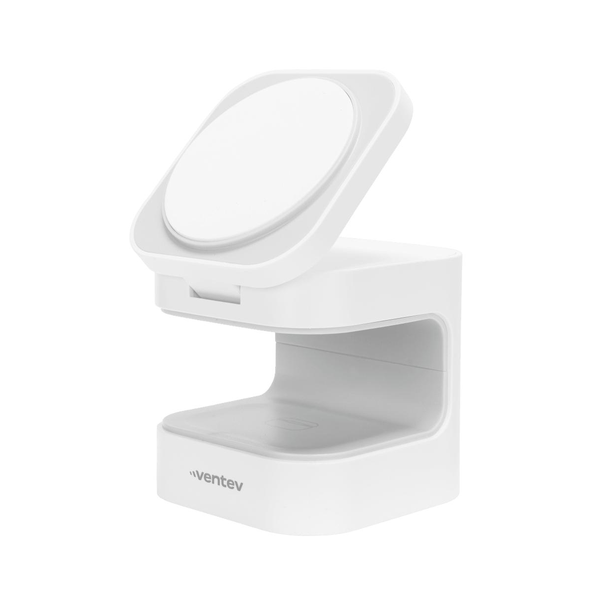 Click here for Ventev 15W Ultrafast Qi2 Wireless 2 in 1 Cube-Whit... prices