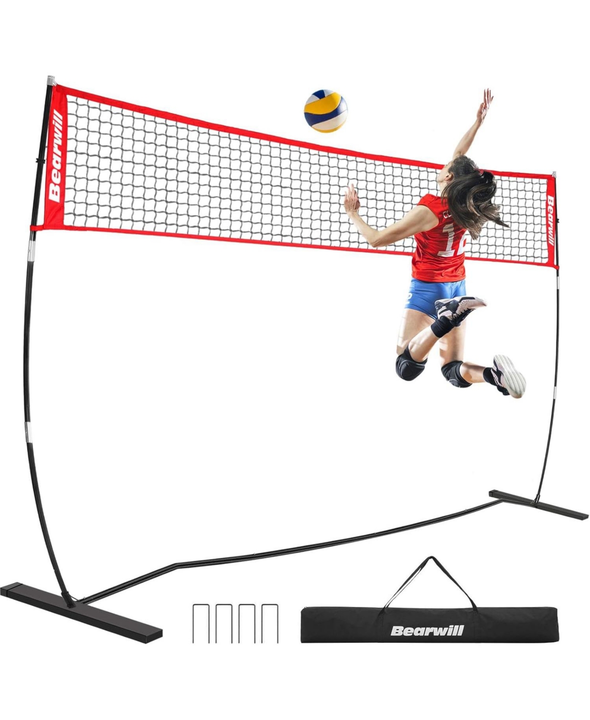 Click here for Bearwill 12FT Portable Volleyball Net Set - Freest... prices