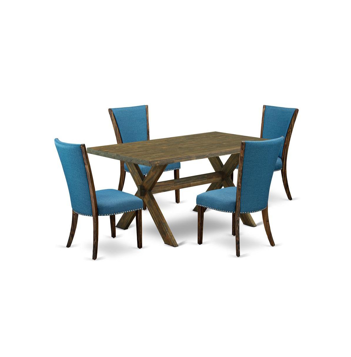 Click here for East West Furniture 5Pc Dining Table set Includes... prices