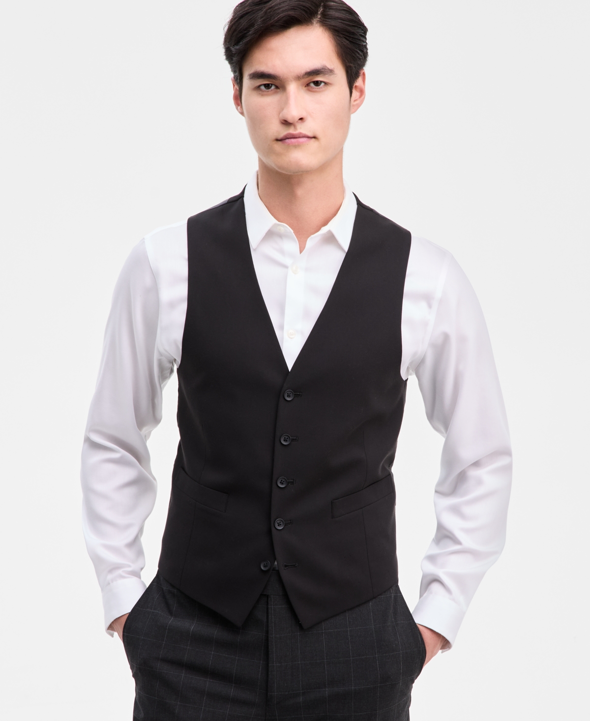 Click here for Kenneth Cole Reaction Mens Slim-Fit Techni-Cole Su... prices