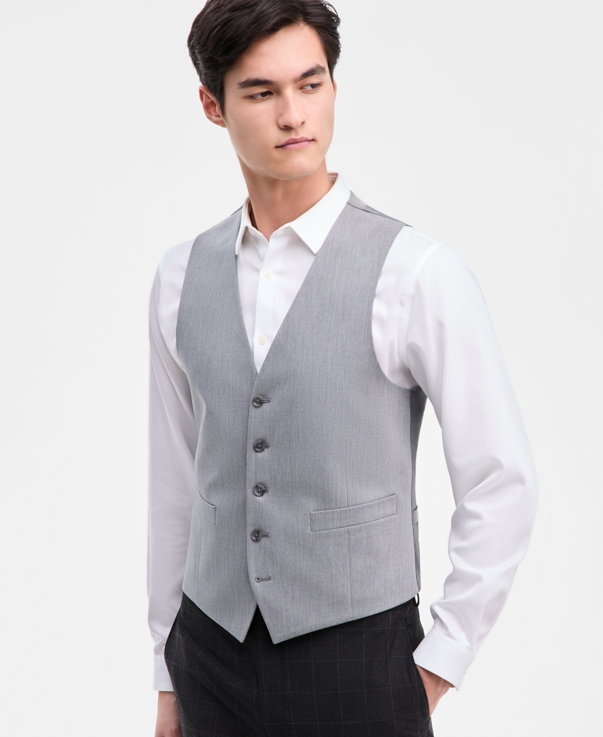 Click here for Kenneth Cole Reaction Mens Slim-Fit Techni-Cole Su... prices