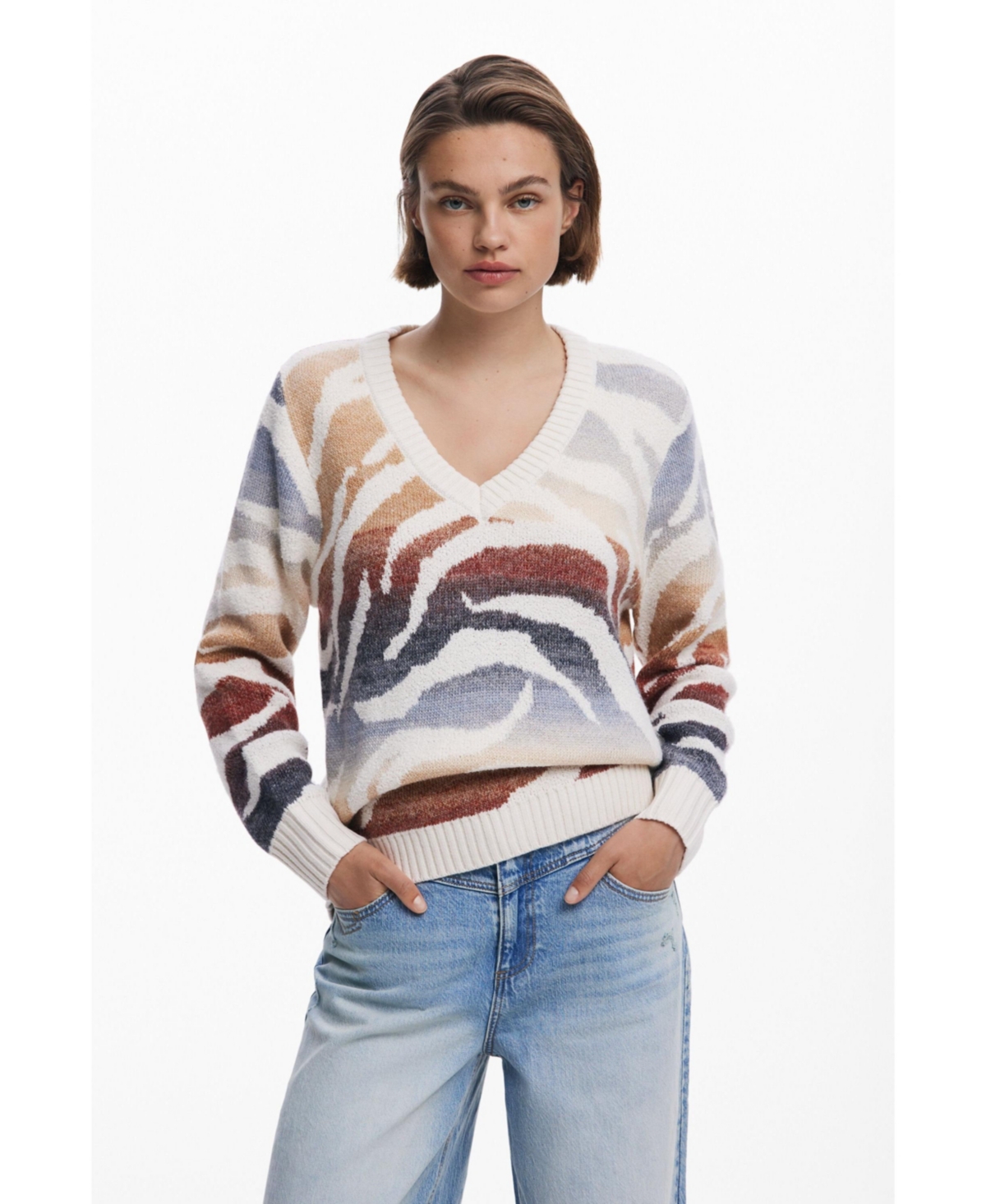 Click here for Desigual WomenS V-n - Beige prices