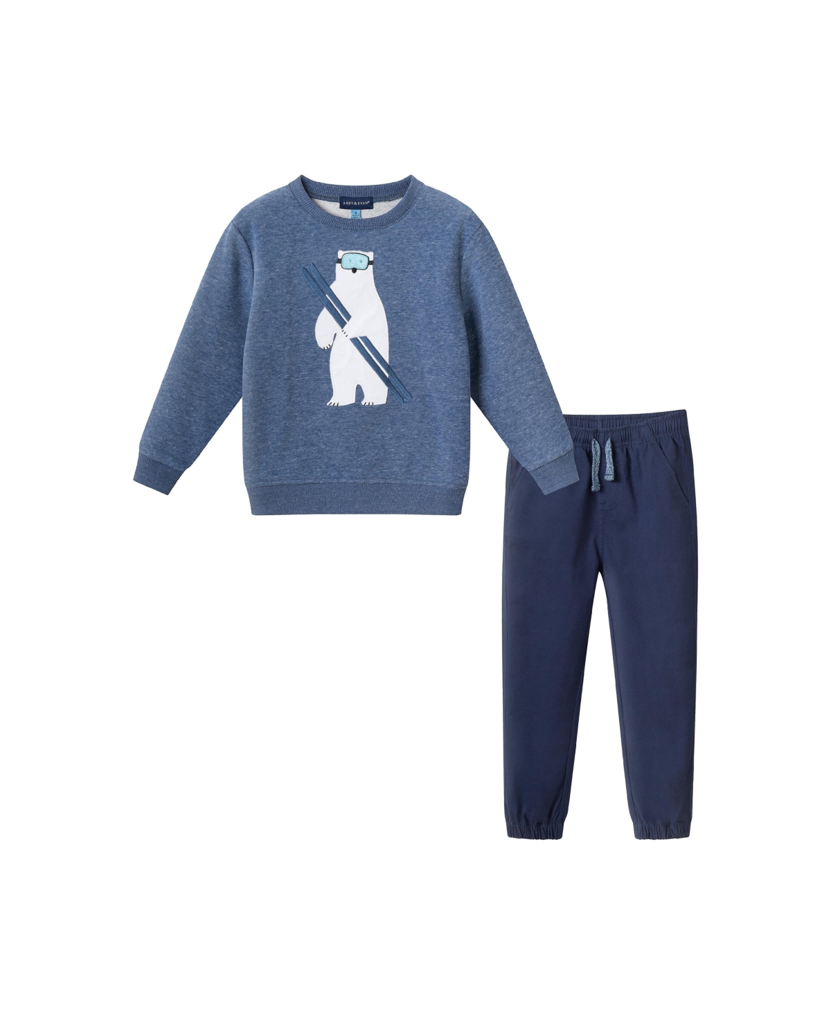 Click here for Andy & Evan Toddler/Child Boys Polar Bear Applique... prices