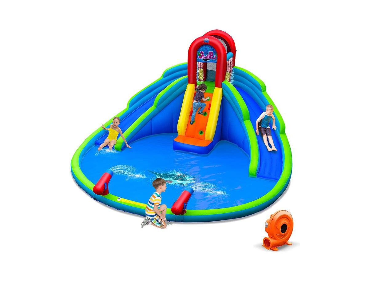 Click here for Inflatable Water Park Waterslide for Kids Backyard... prices