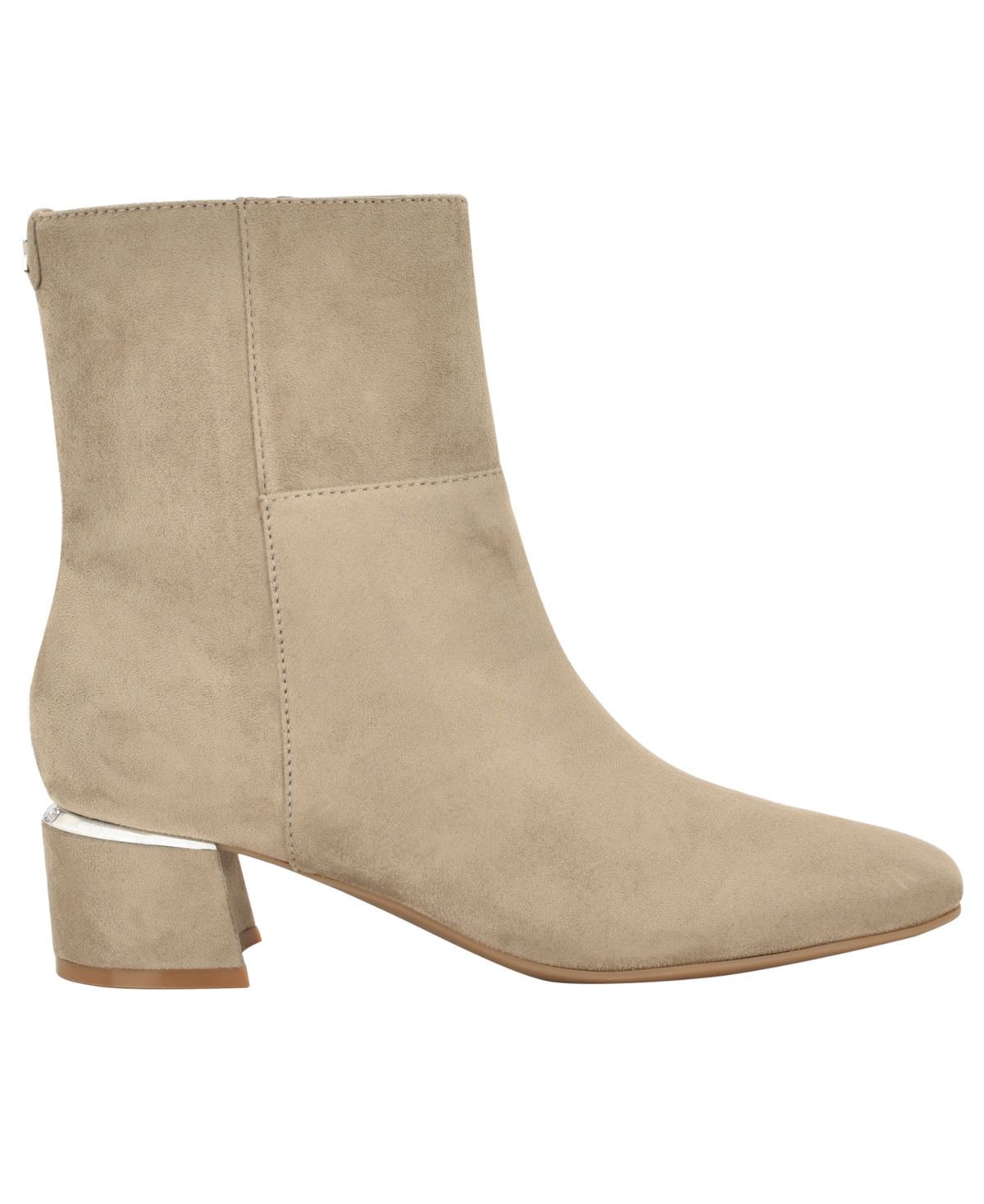 Calvin Klein Women's Parry Block Heel Ankle Booties In Brown | ModeSens