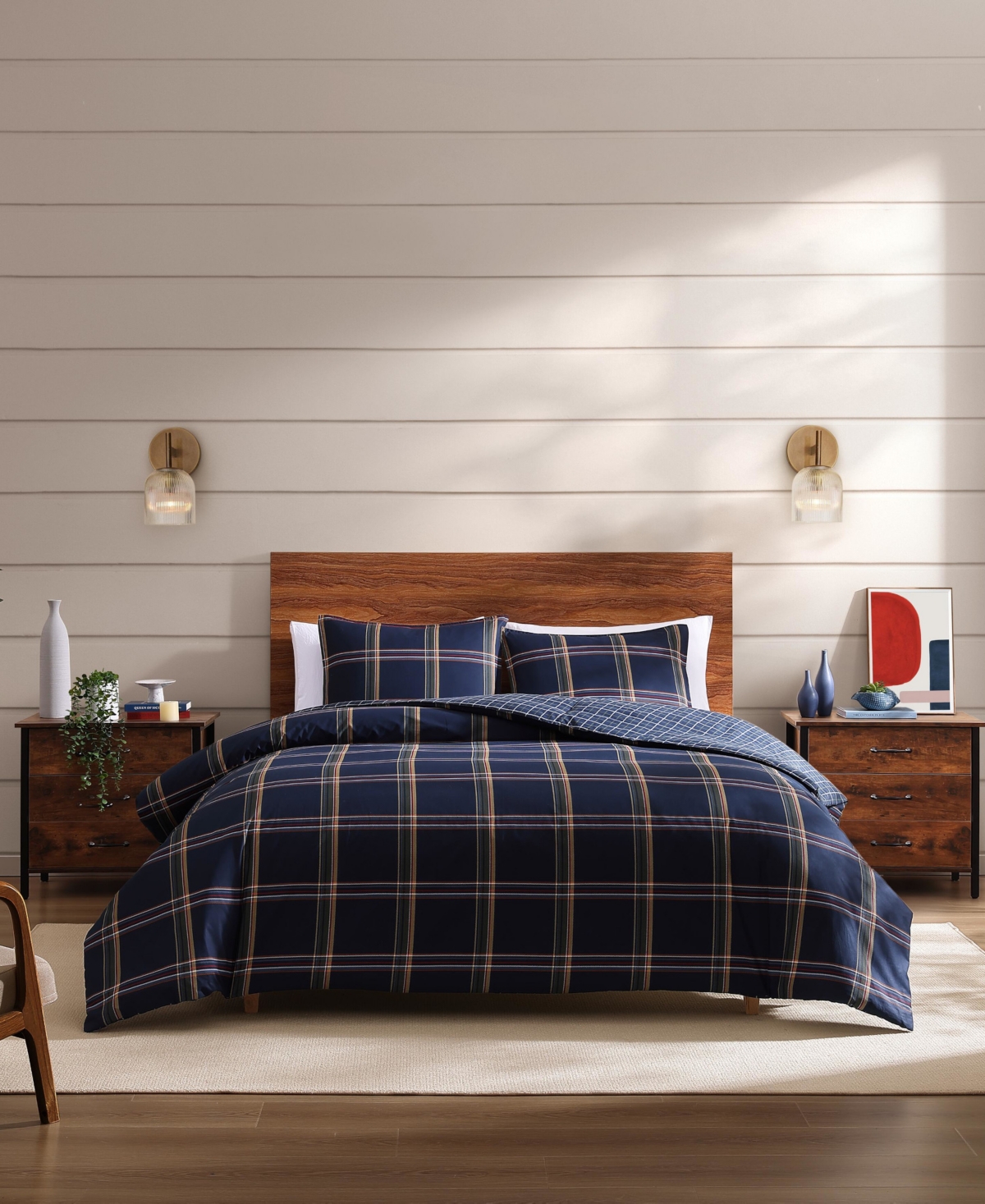 Click here for Tommy Hilfiger Beacon Plaid Cotton 3-Pc. Duvet Cov... prices