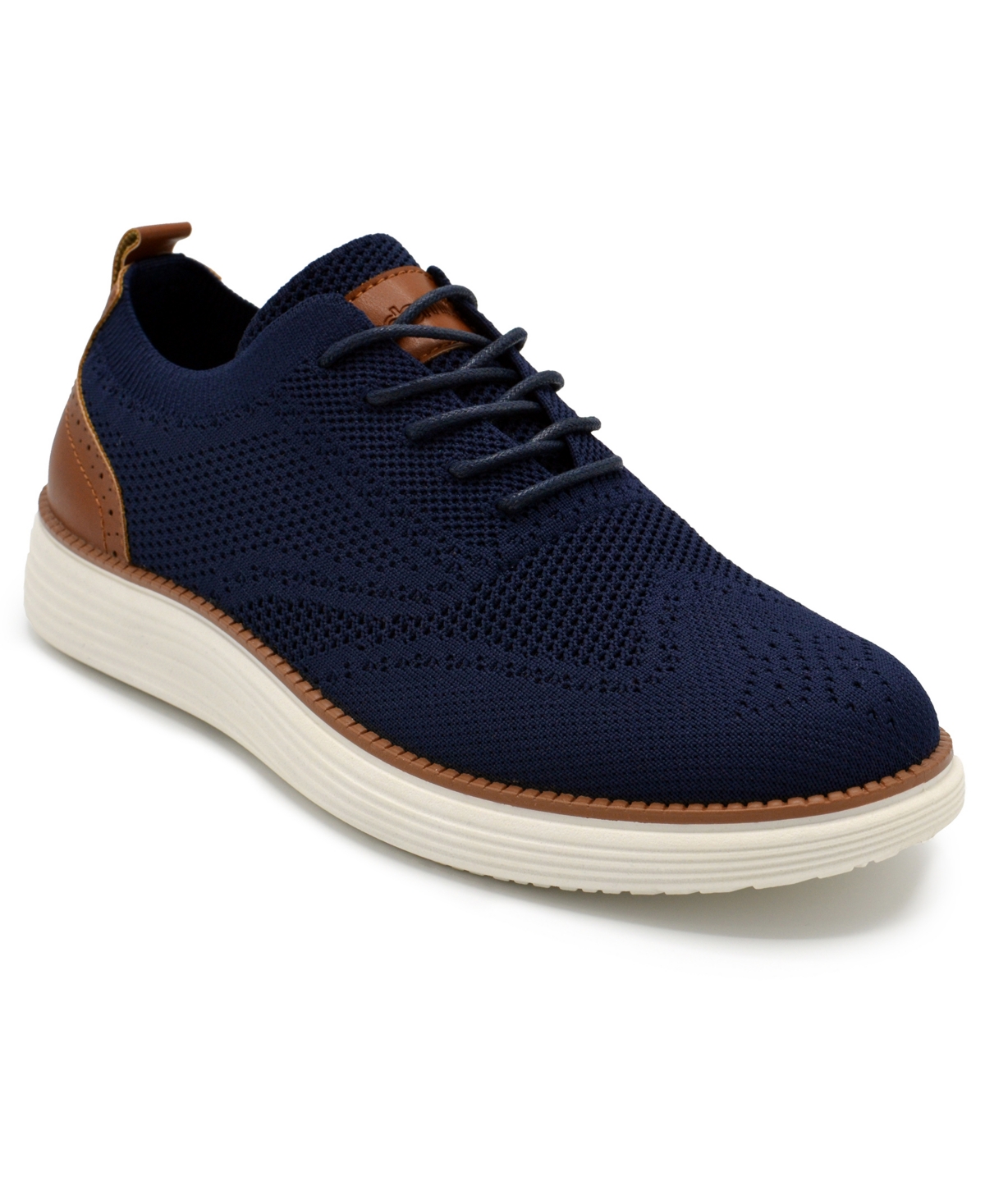 Click here for Akademiks Mens Olney Wingtip Knit Oxford Shoes - N... prices