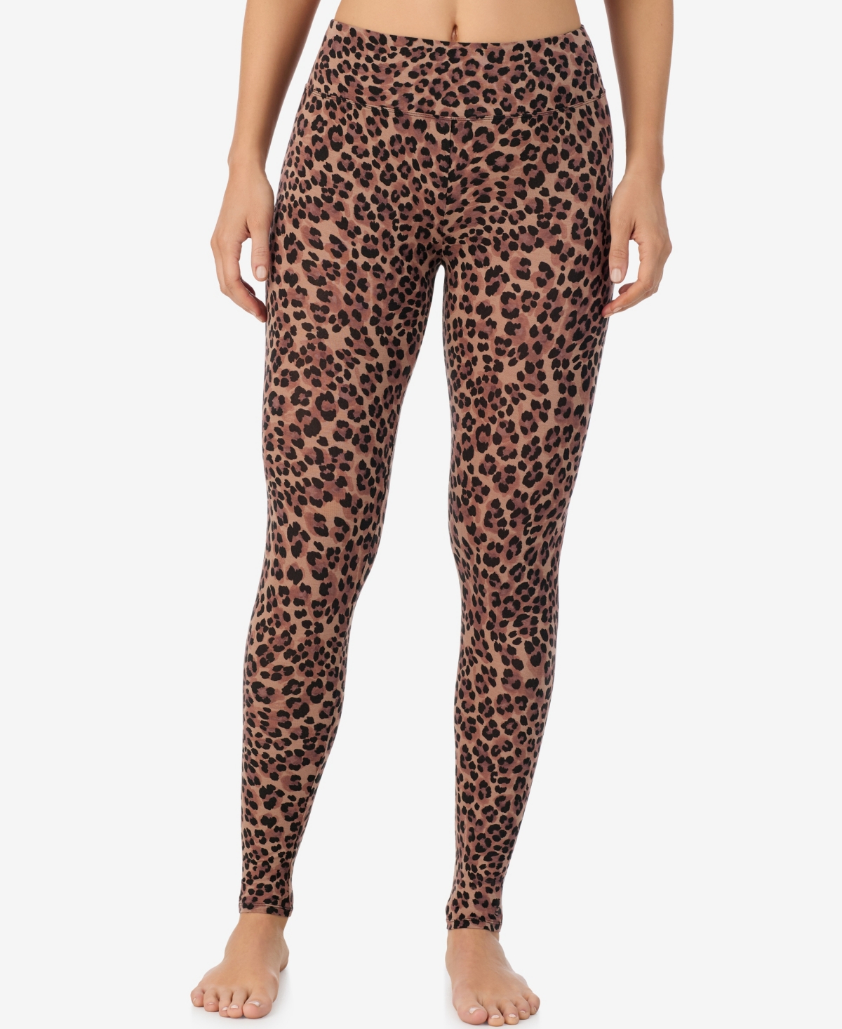 Cuddl Duds Softwear with Stretch High-Waist Leggings - Leopard