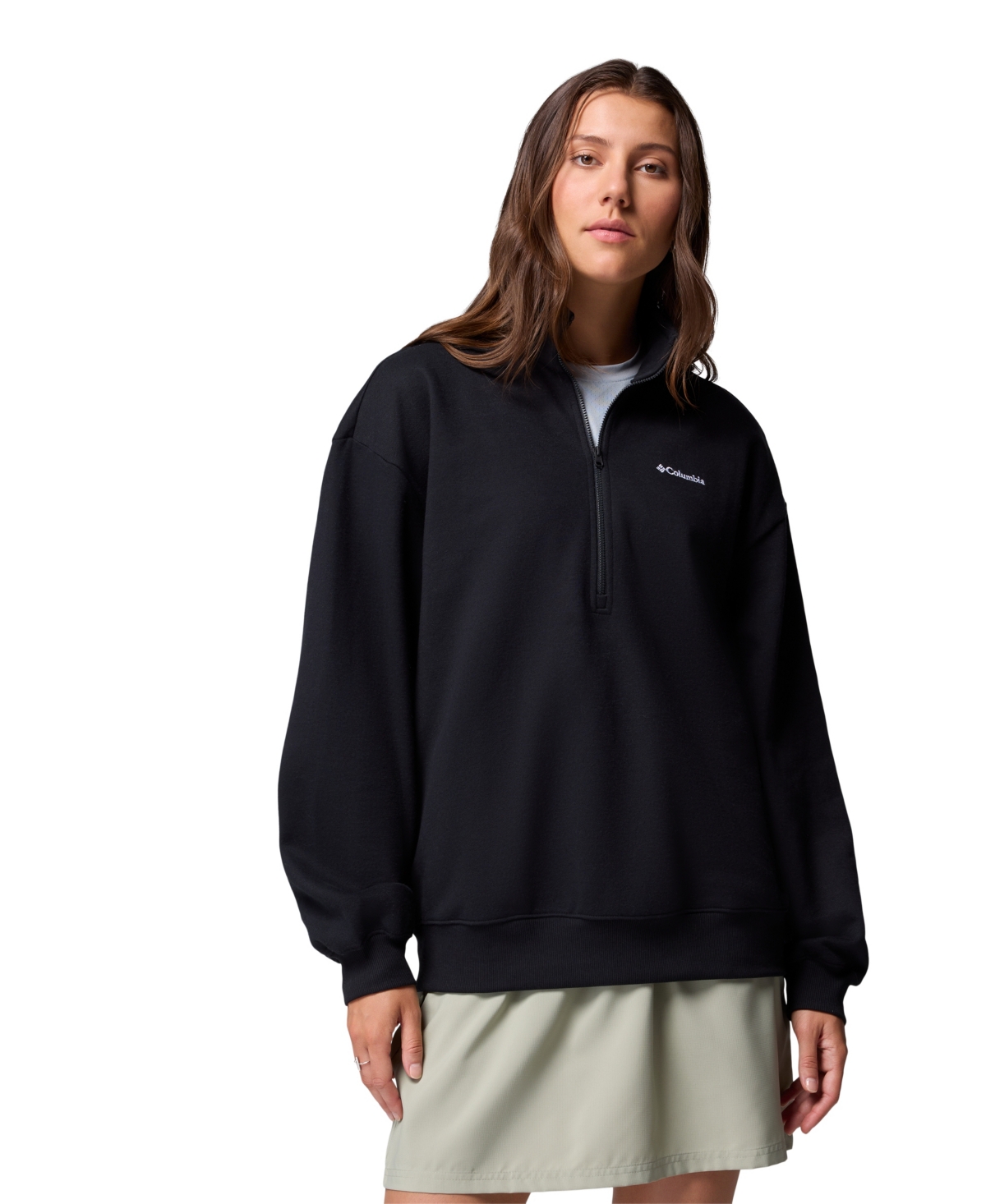 Click here for Columbia Womens Aldermore Half Zip Top - Black prices