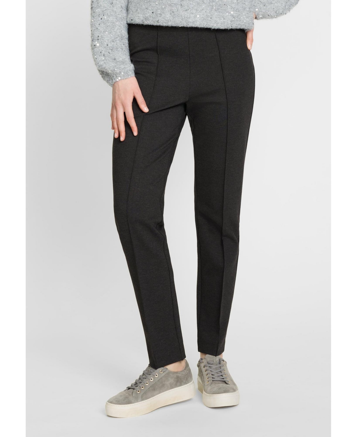 Click here for Olsen Womens Pia Fit Slim Leg Jersey Pant - Dark s... prices