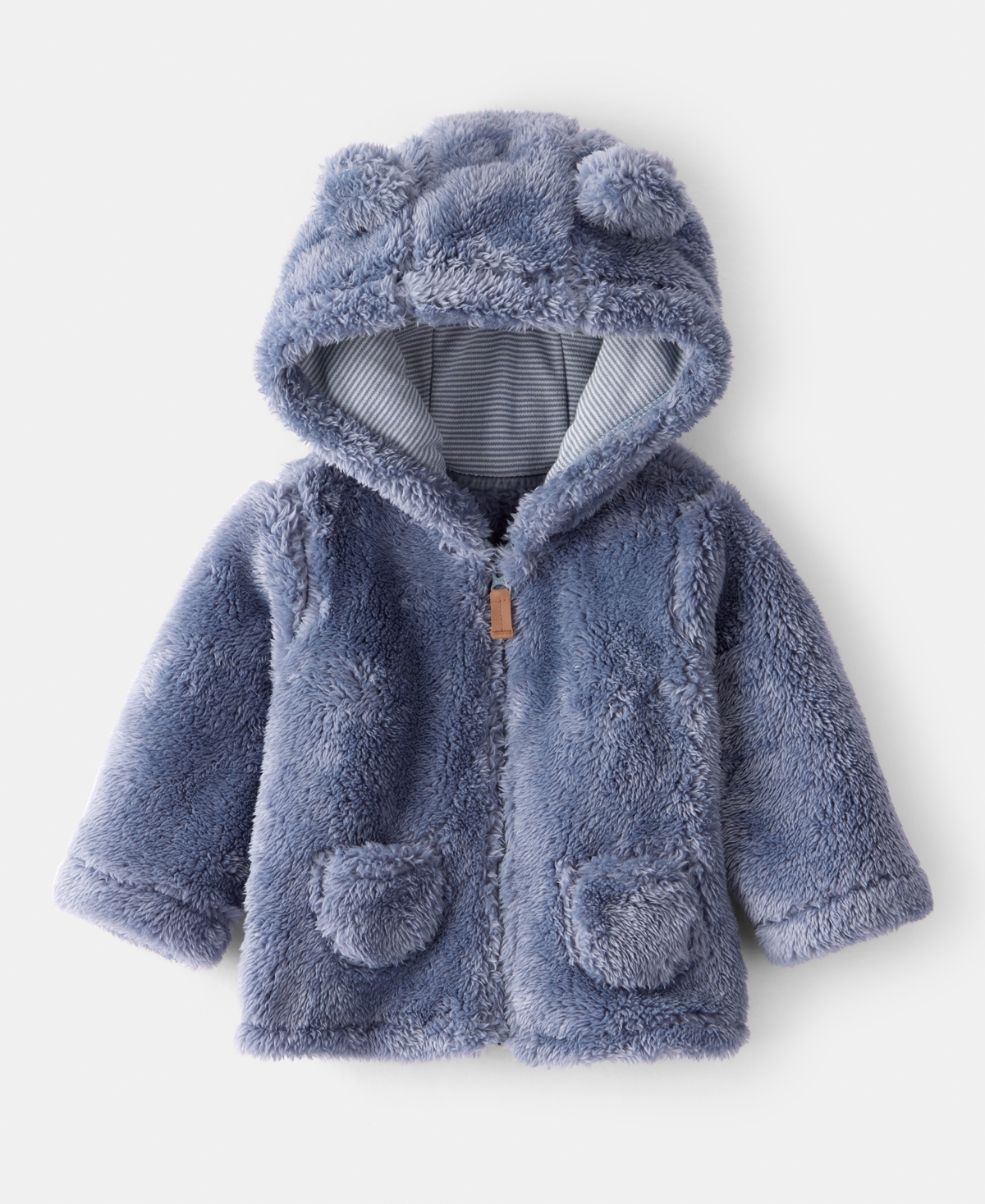 Click here for Carters Baby Boys Zip-Up Sherpa Hoodie - Blue prices
