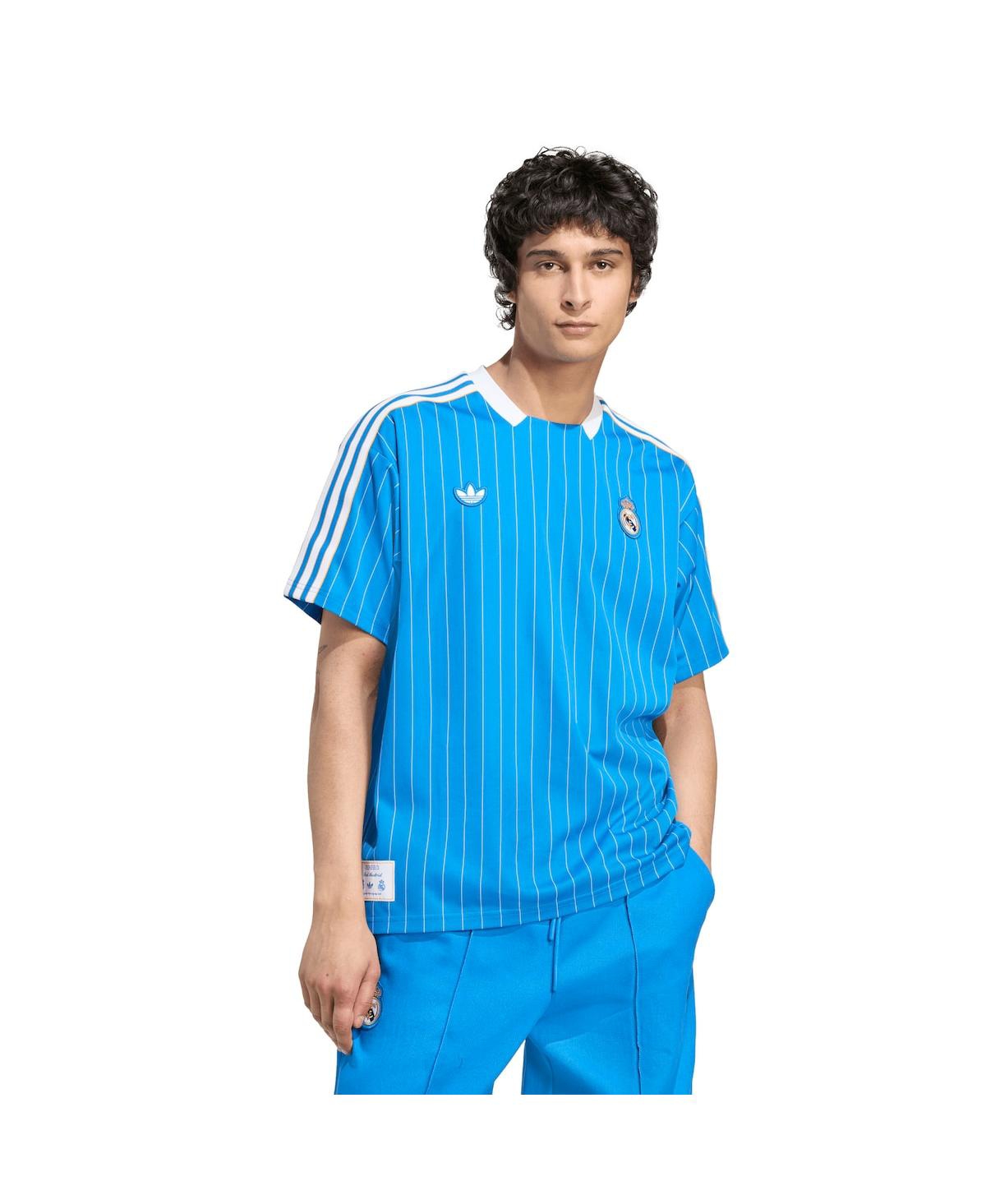 Adidas Mens and Womens Blue Real Madrid Terrace Icons Jersey - Blue
