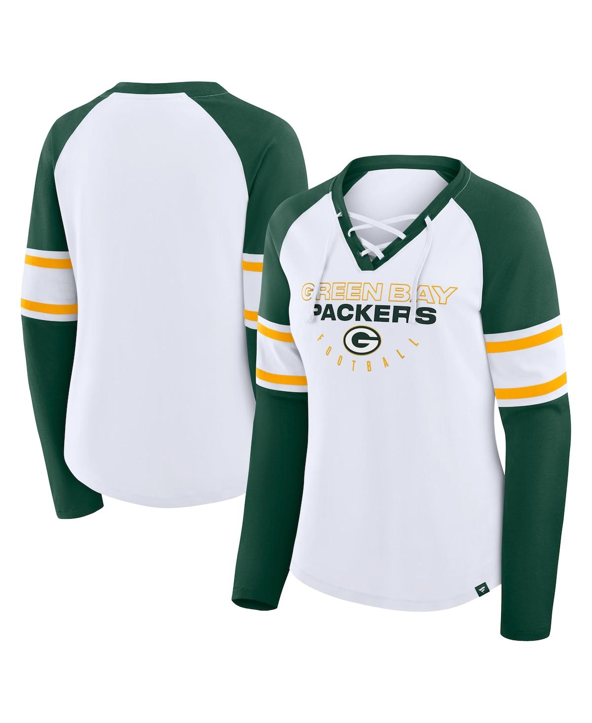 Click here for Fanatics Womens White/Green Green Bay Packers Redz... prices