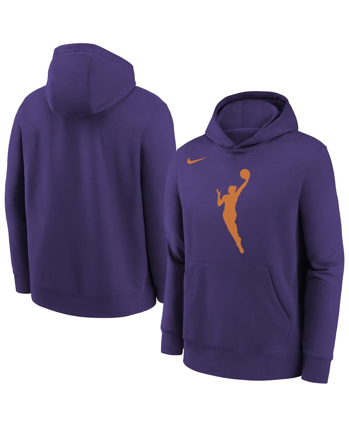 Click here for Nike Big Boys and Girls Purple Wnba Logo Essential... prices
