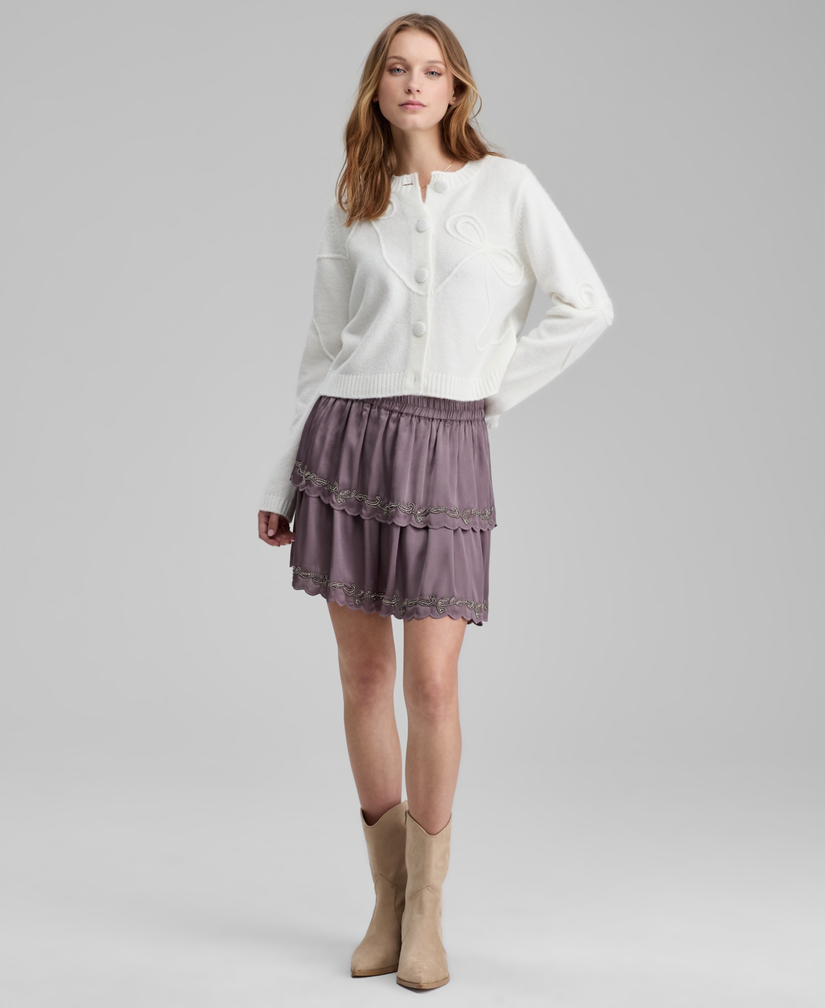 Click here for And Now This Womens Beaded Mini Skirt  Macys Exclu... prices