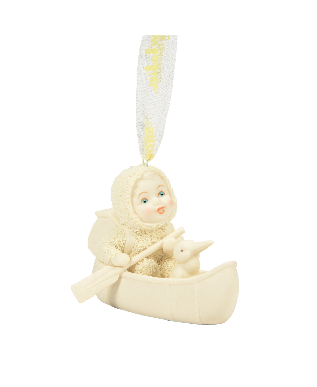 Click here for Department 56 Snowbabies Canoe for Two Ornament -... prices