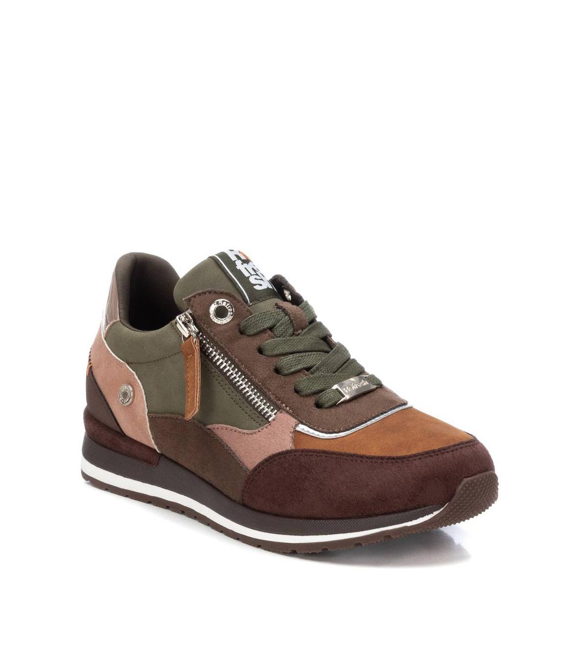 Click here for Womens Suede Sneakers By Xti - Dark green prices