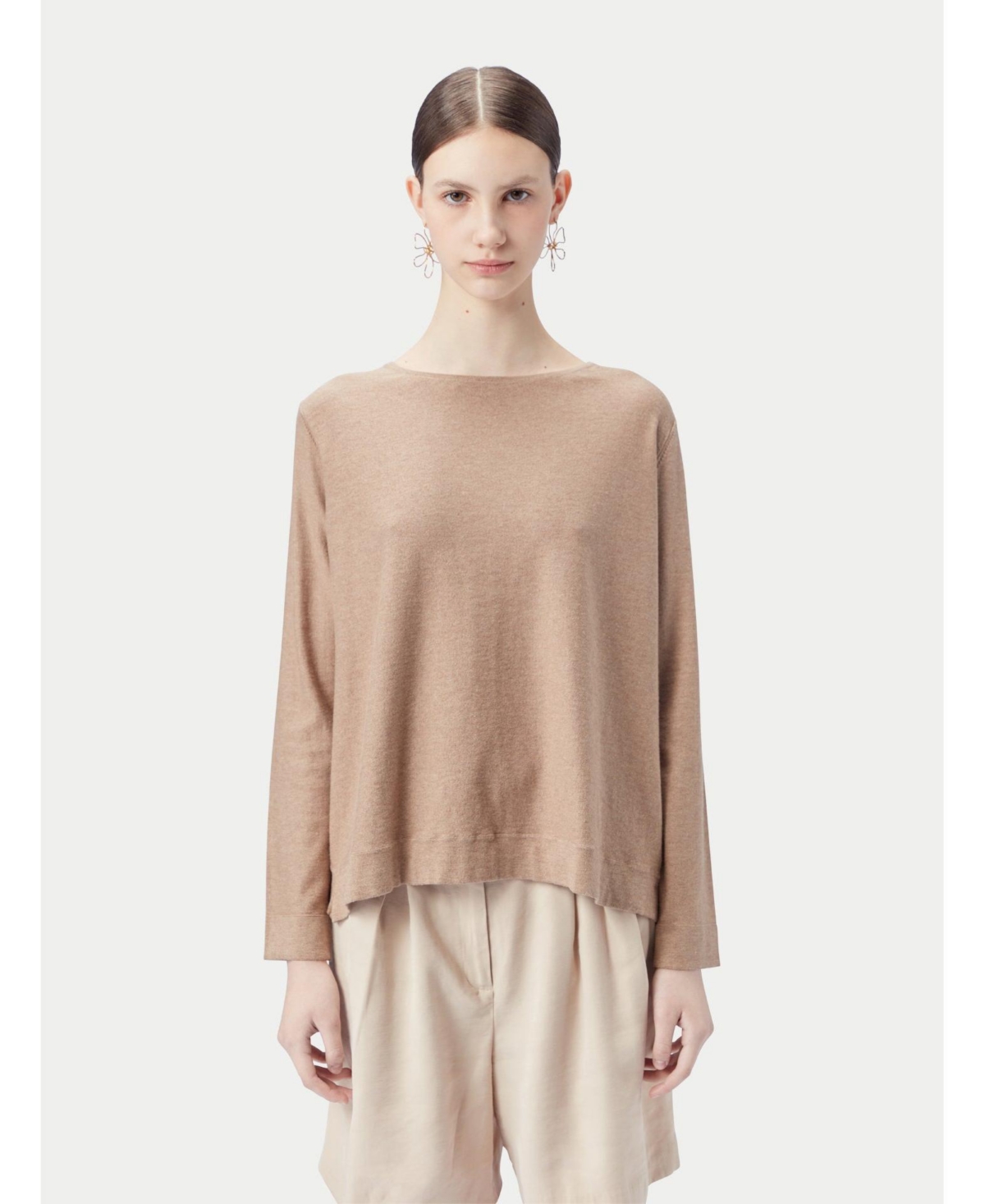Click here for Gobi Cashmere Womens Boatneck Cotton Silk Cashmere... prices