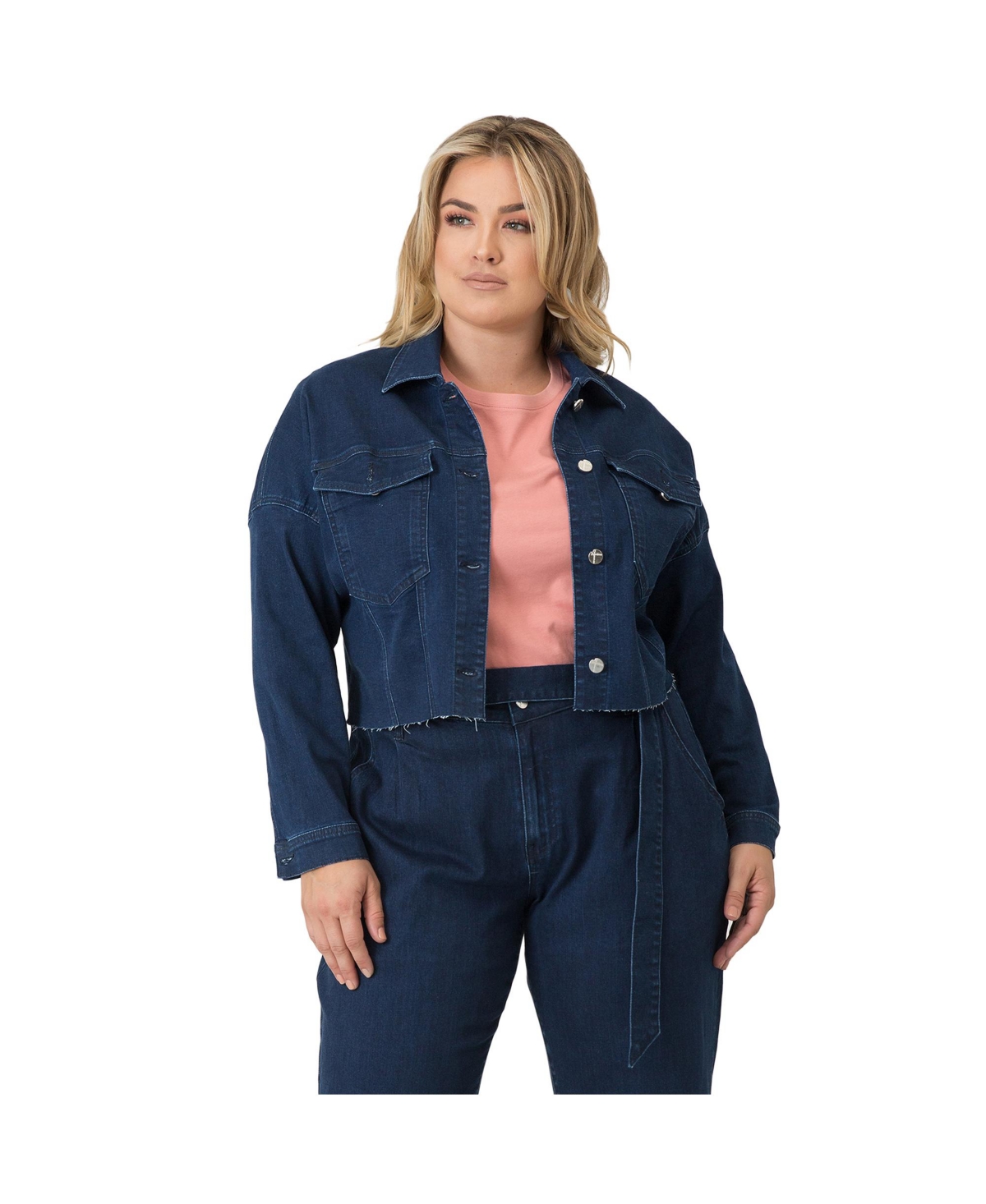 Click here for Standards & Practices Plus Size Drop Shoulder Crop... prices