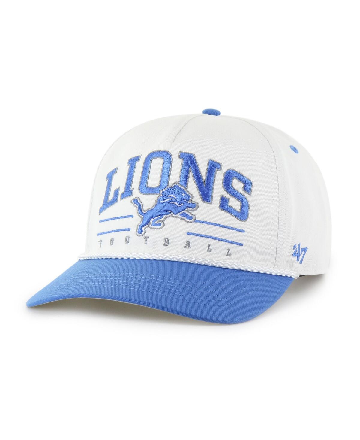 Click here for 47 Brand Mens White/Blue Detroit Lions Roscoe Two-... prices