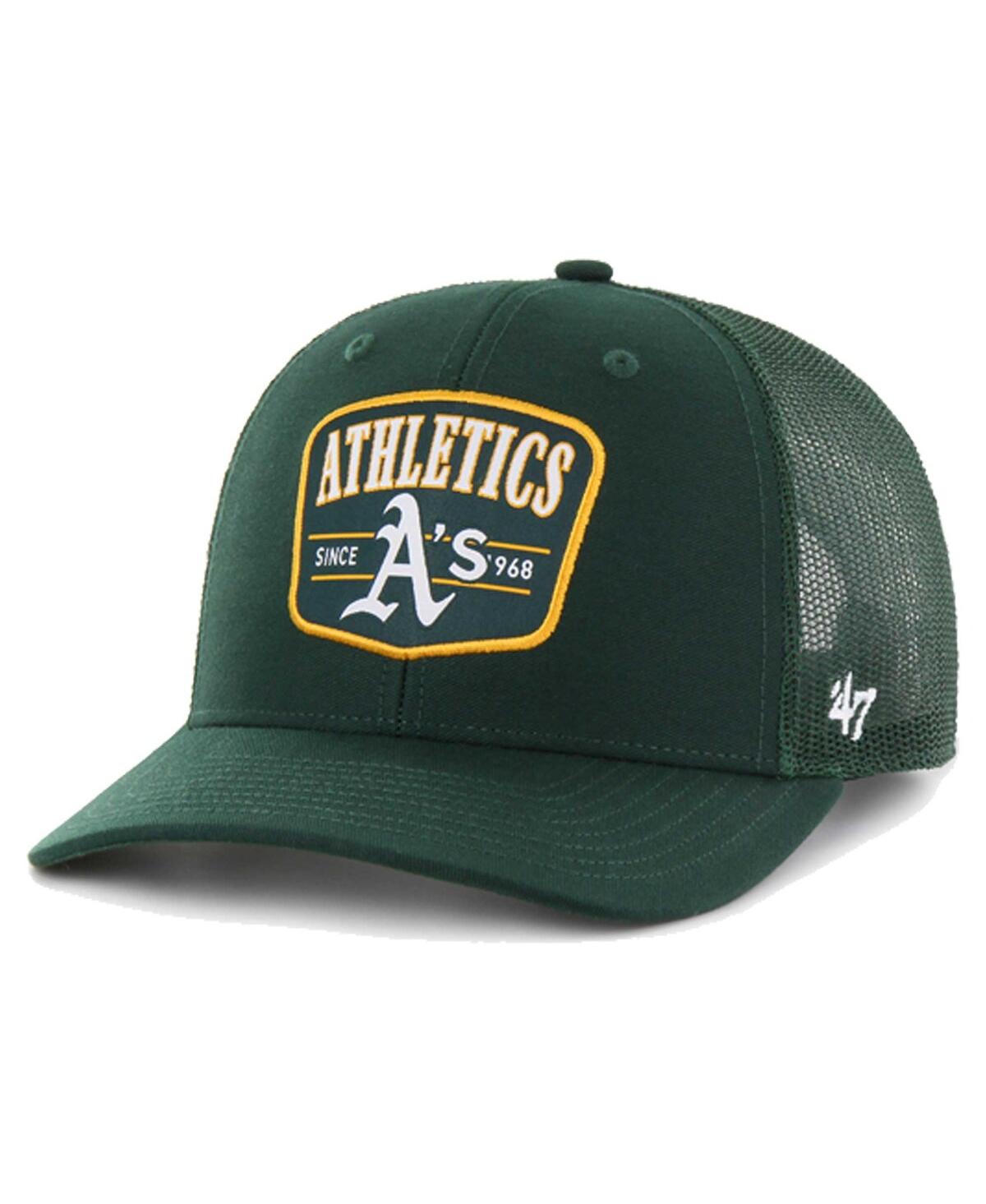 Click here for 47 Brand Mens Green Athletics Squad Trucker Adjust... prices