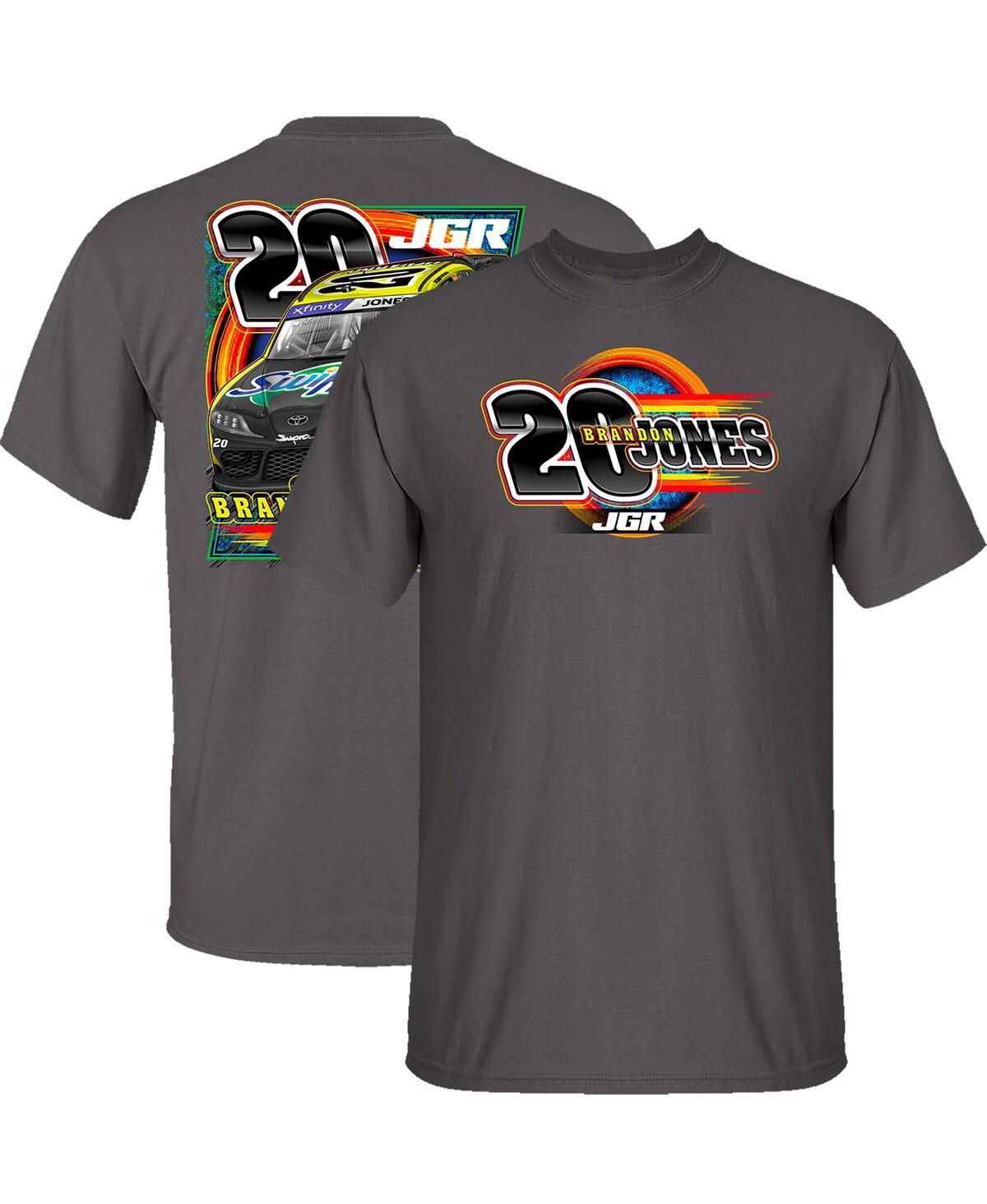 Click here for Joe Gibbs Racing Team Collection Mens Charcoal Bra... prices