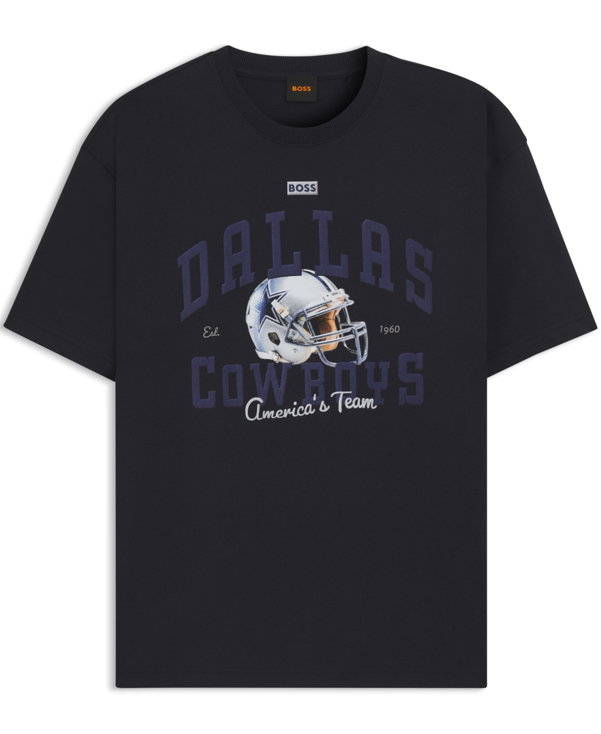 Click here for Boss x Dallas Cowboys Helmet Graphic T-Shirt - Dar... prices