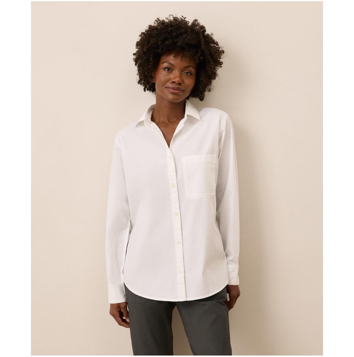 Click here for Pact Womens Organic Cotton All Day Poplin Classic... prices