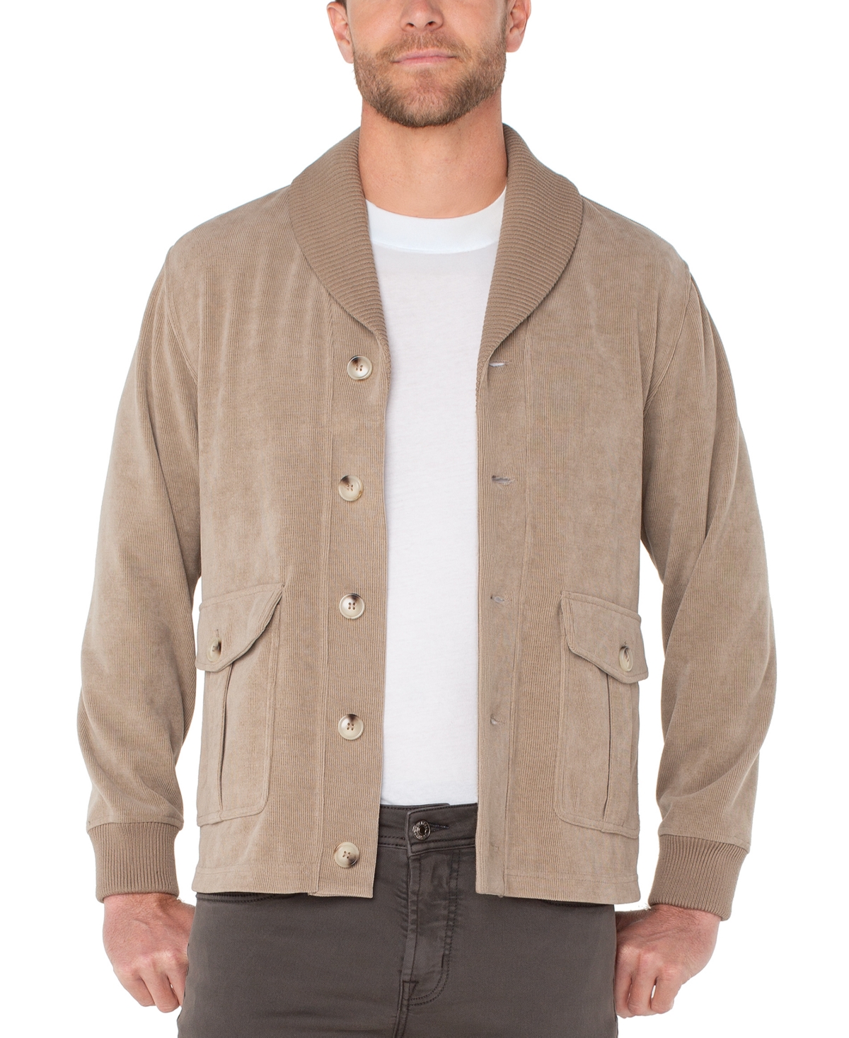 Click here for Liverpool Los Angeles Mens Shawl Collar Cardigan -... prices