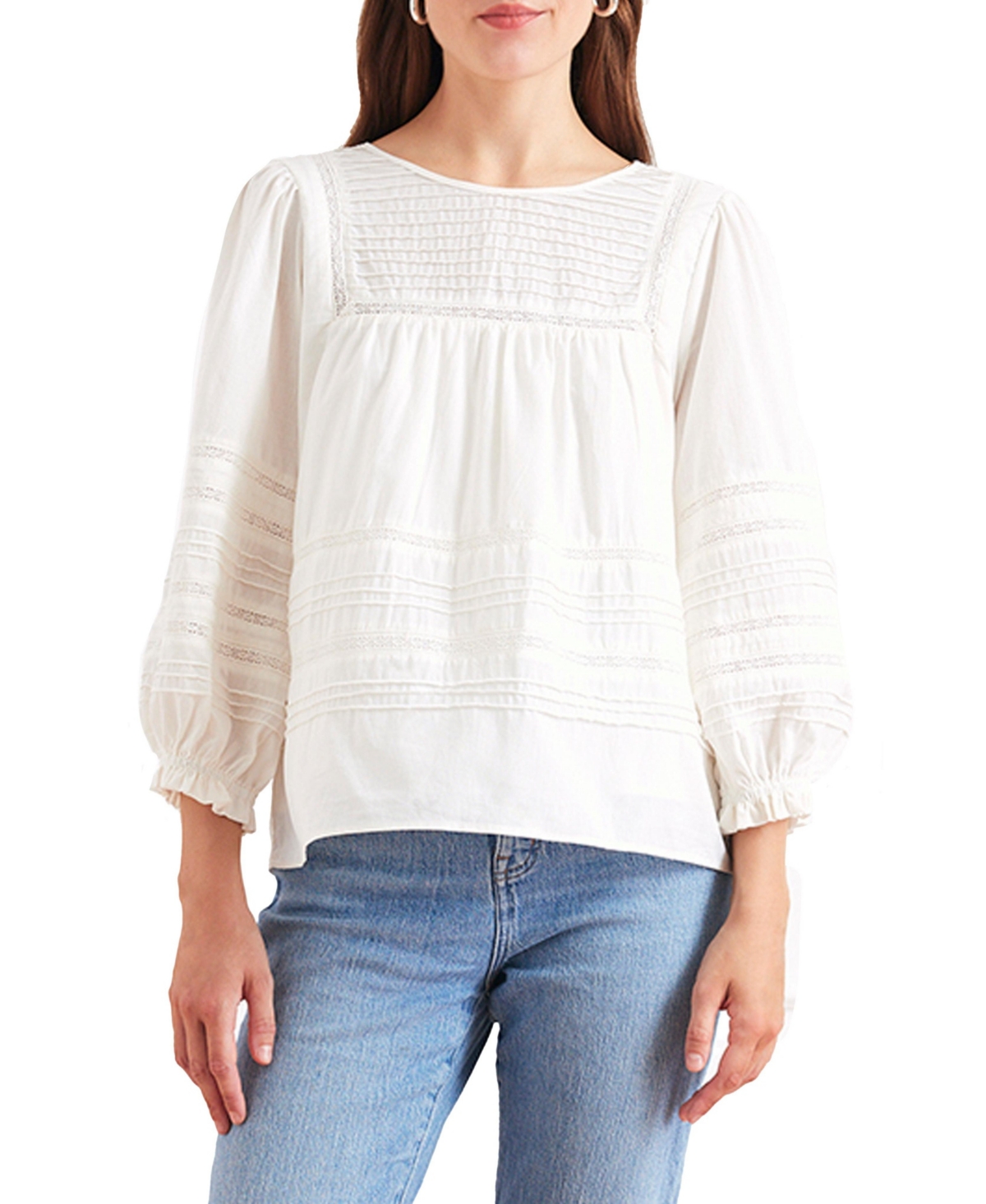 Click here for Paneros Clothing Womens Cotton Dawn Blouse with la... prices