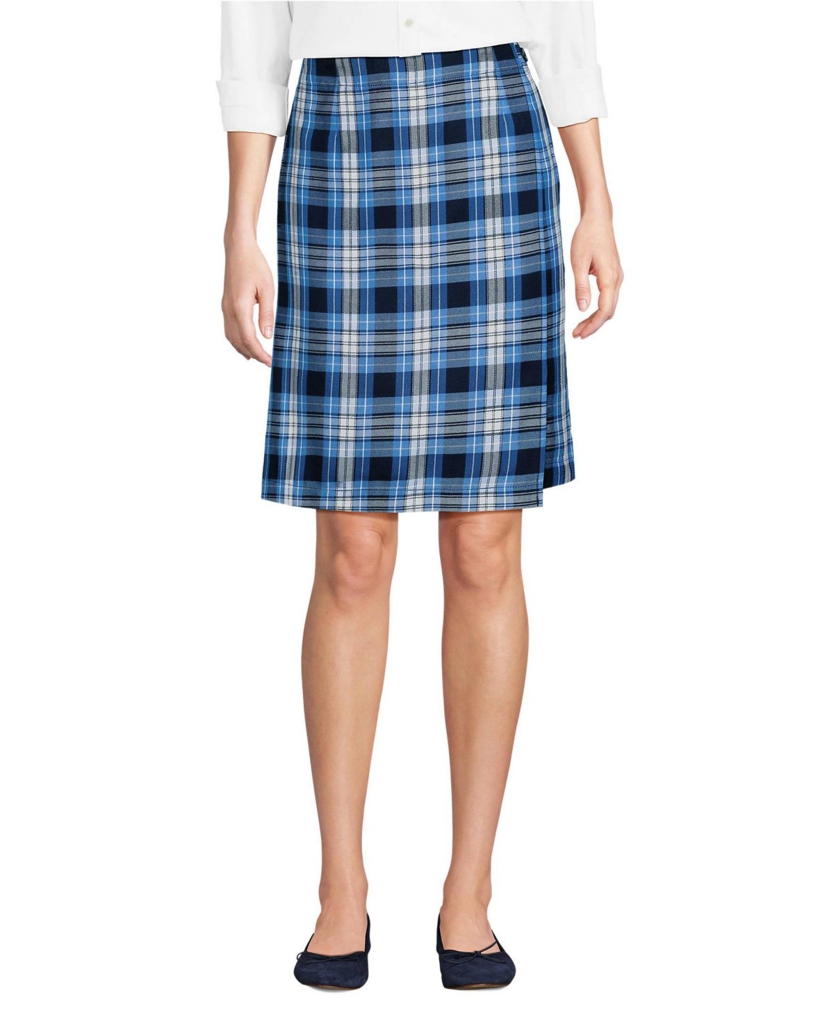 Click here for Lands End School Uniform Womens Plaid A Line Tab S... prices