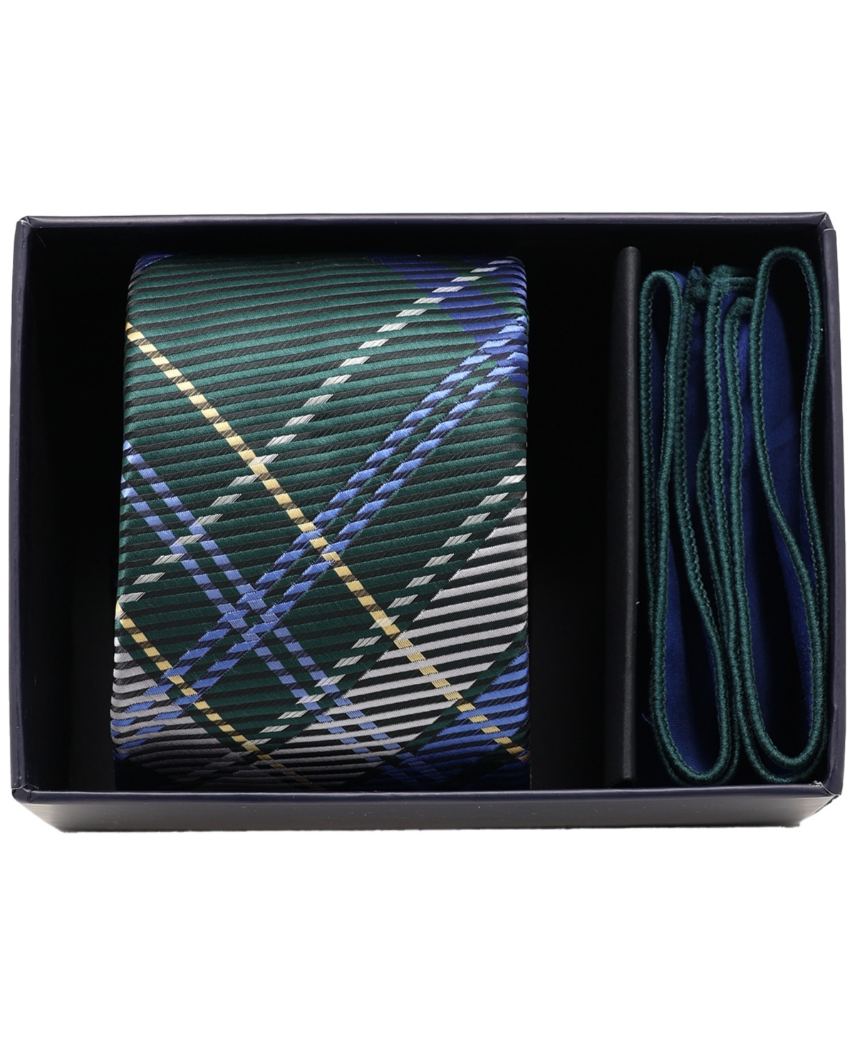 Click here for Ben Sherman MensÂ 2-Piece Plaid Tie and Solid Pock... prices
