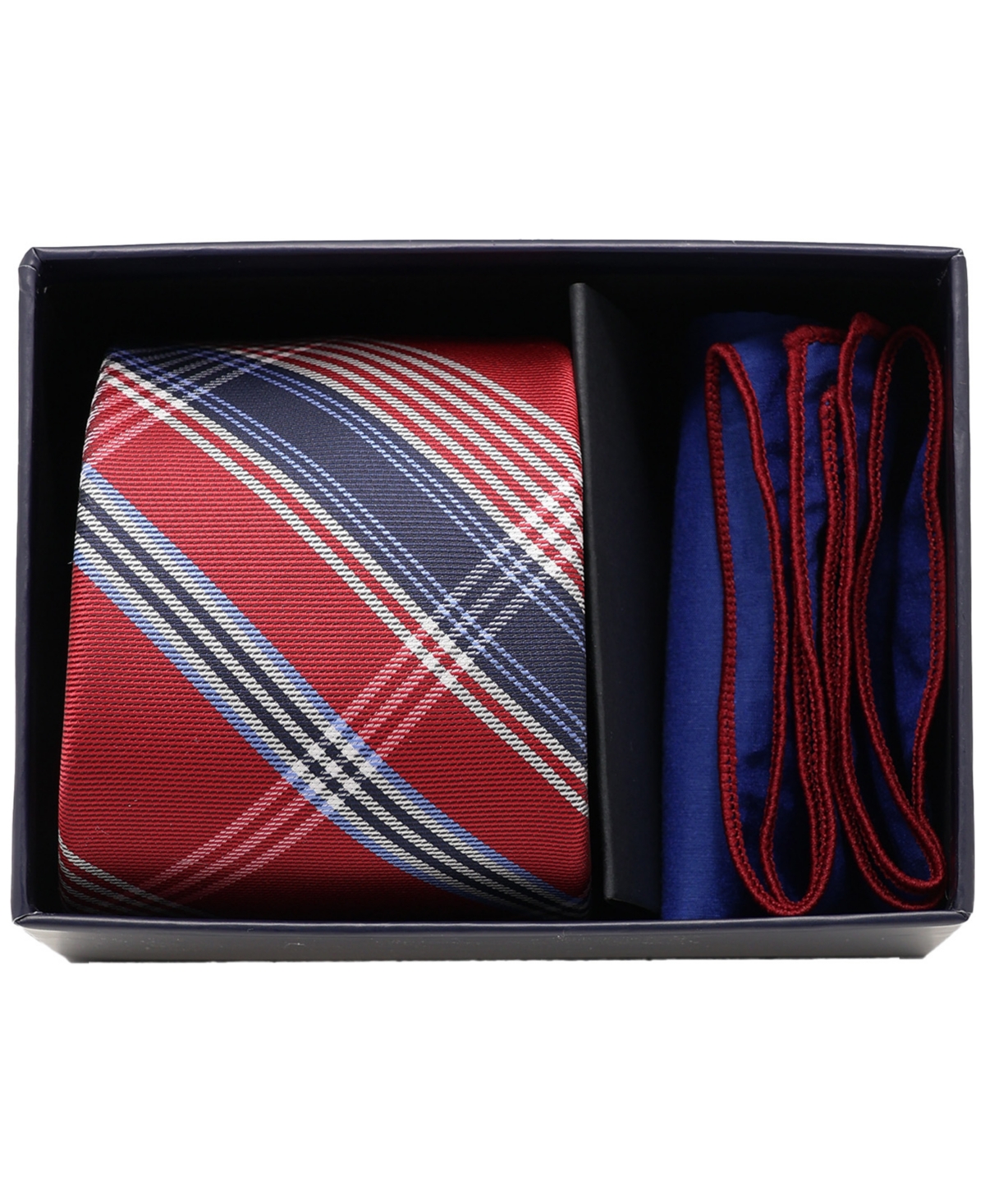 Click here for Ben Sherman MensÂ 2-Piece Plaid Tie and Solid Pock... prices