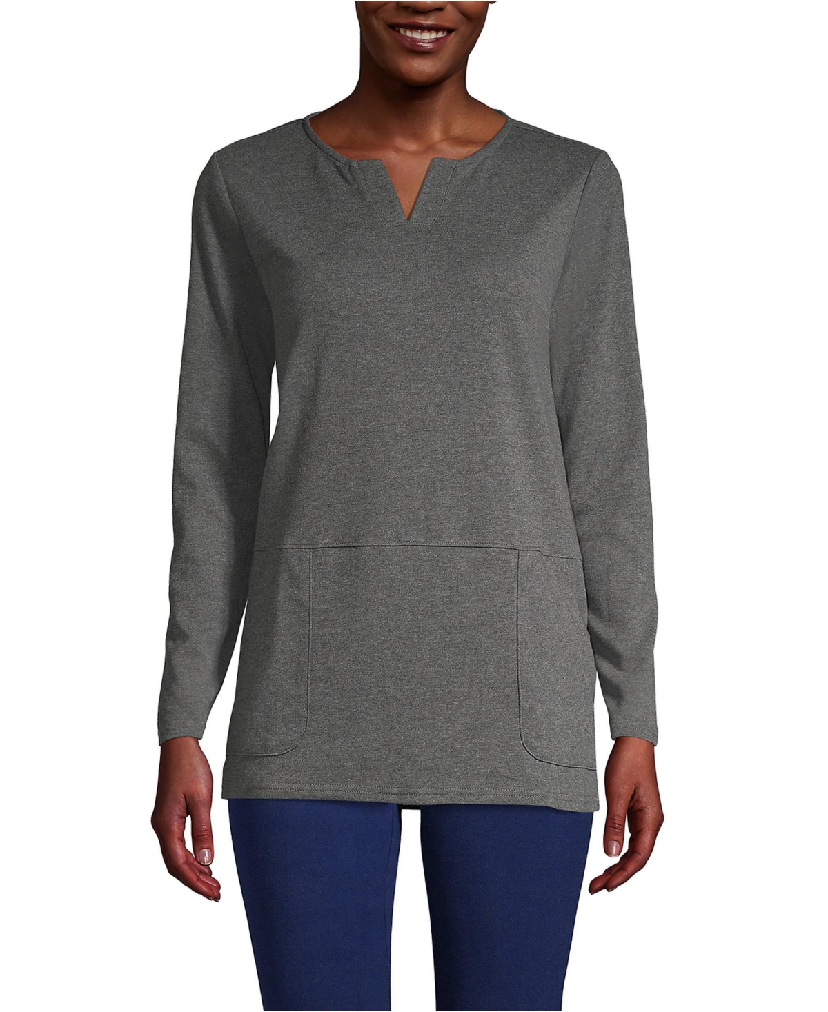 Click here for Lands End Womens Cotton Polyester Long Sleeve Tuni... prices