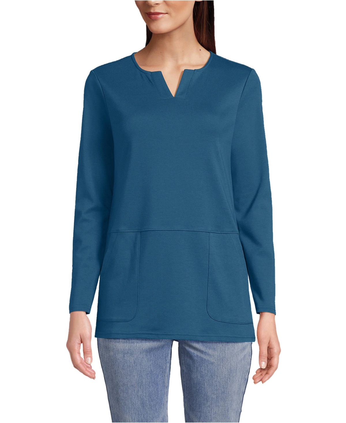 Click here for Lands End Womens Cotton Polyester Long Sleeve Tuni... prices