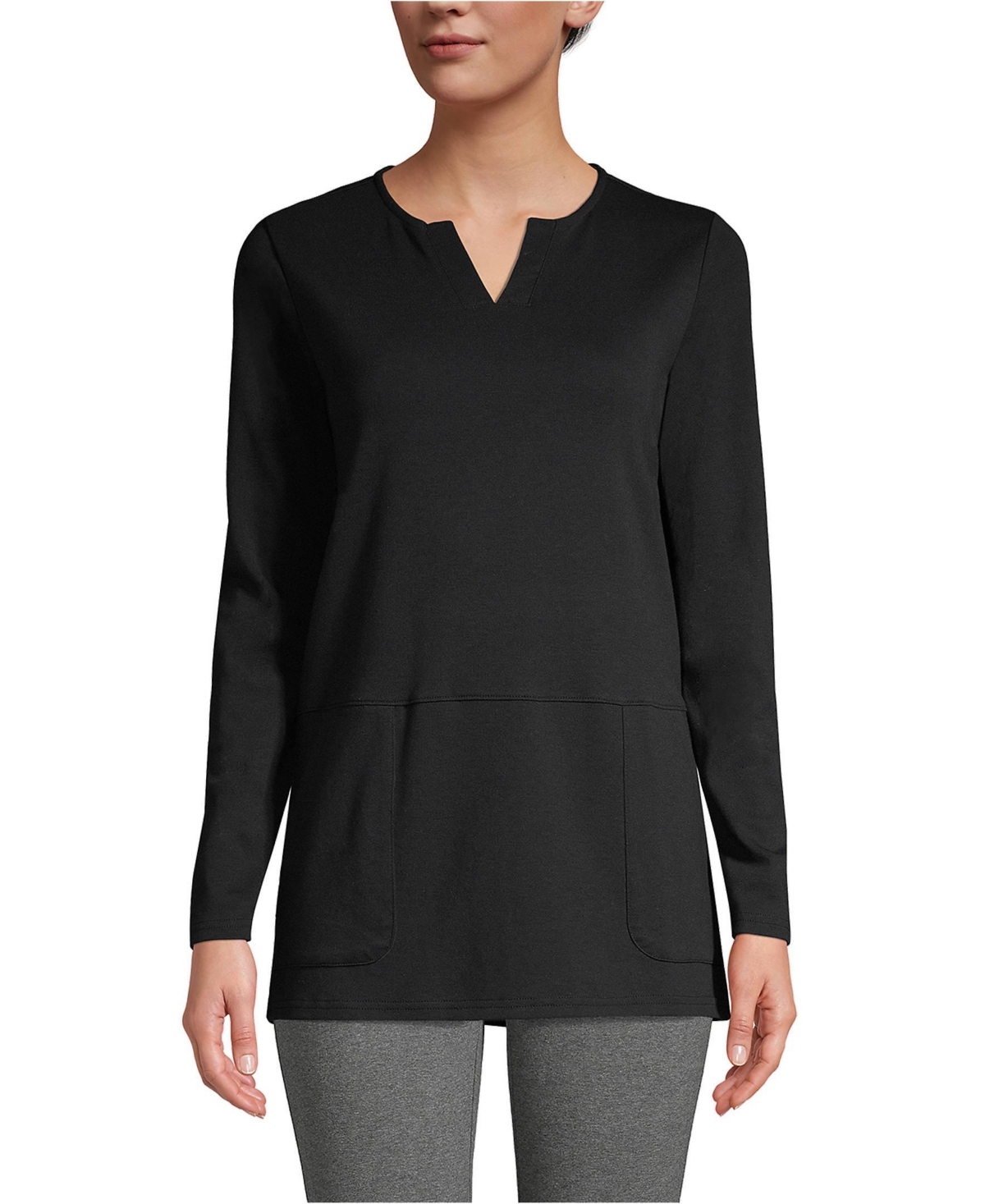 Click here for Lands End Womens Cotton Polyester Long Sleeve Tuni... prices