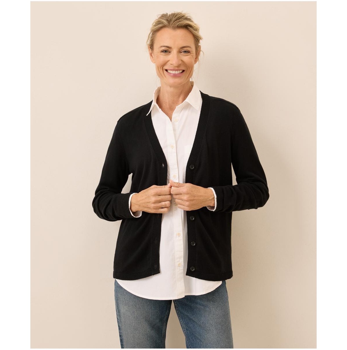 Click here for Pact Womens Organic Cotton Classic Fine Knit V-Nec... prices