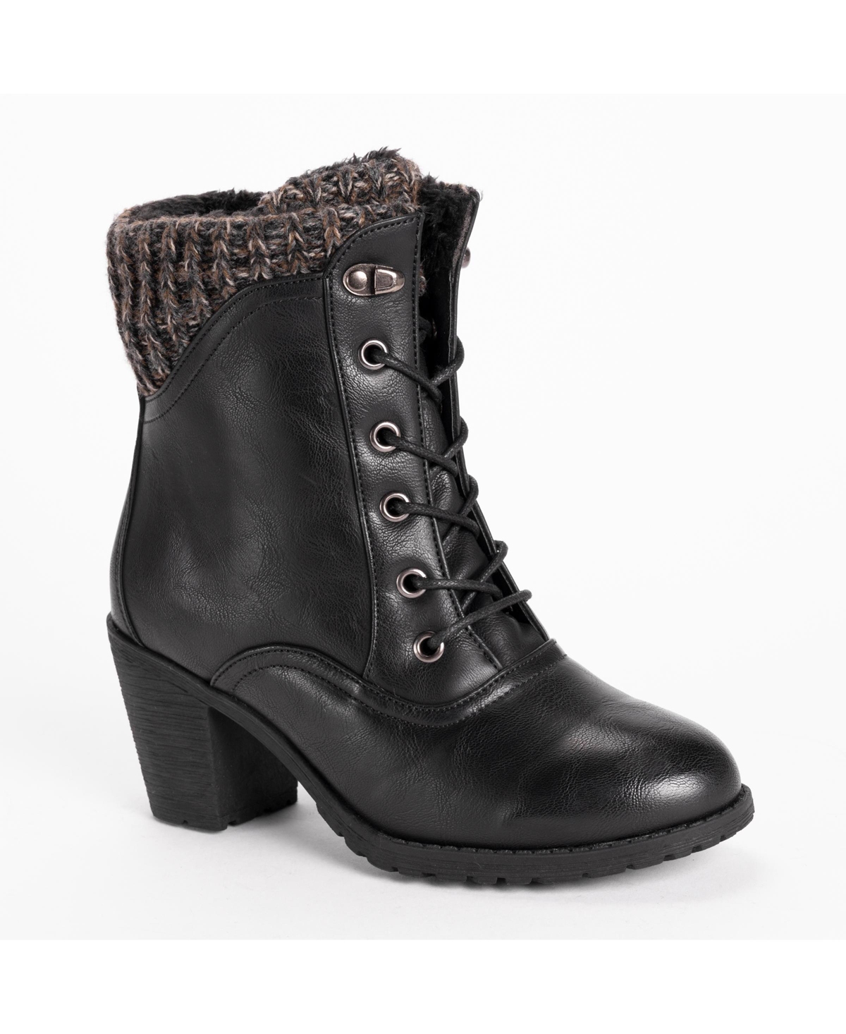 Click here for Muk Luks Womens Lacy Lori Boot - Black prices