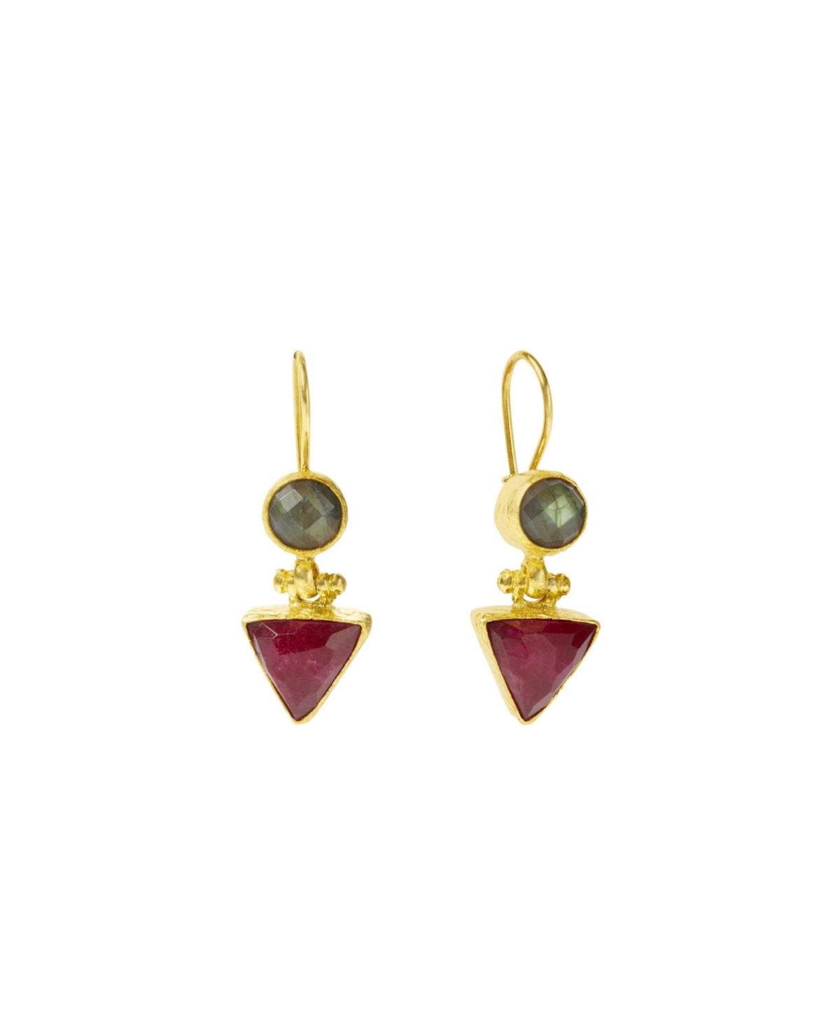 Click here for Ottoman Hands Hydra Drop Earrings - Gold prices