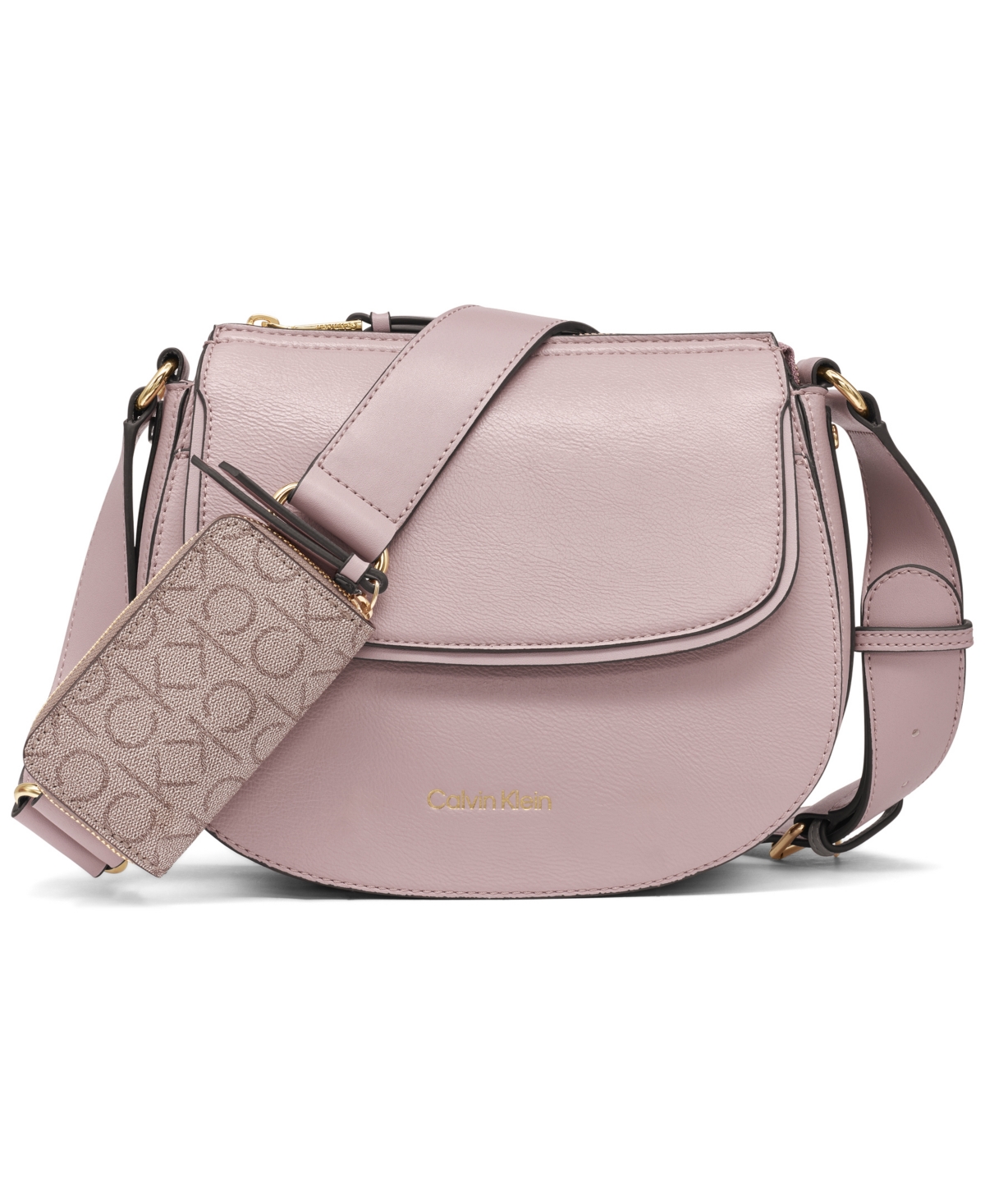 Click here for Calvin Klein Bella Adjustable Crossbody with Signa... prices