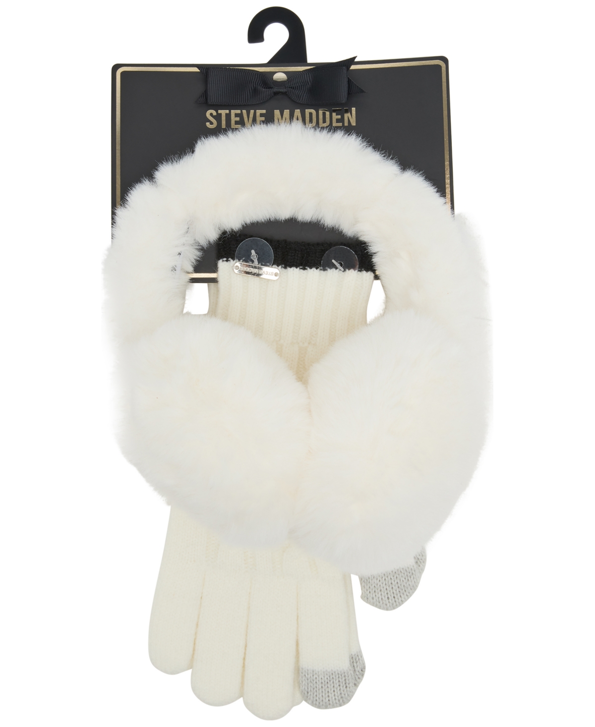 Click here for Steve Madden Womens Earmuffs and Gloves Set  2-Pie... prices