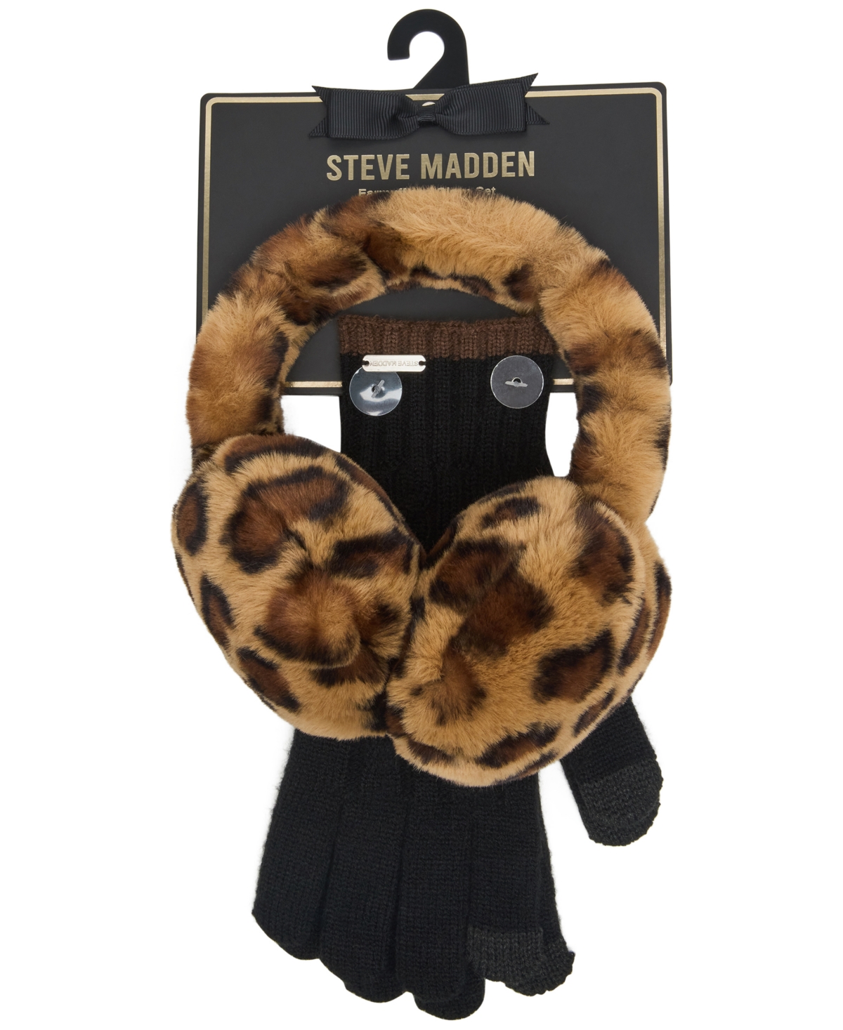 Click here for Steve Madden Womens Earmuffs and Gloves Set  2-Pie... prices