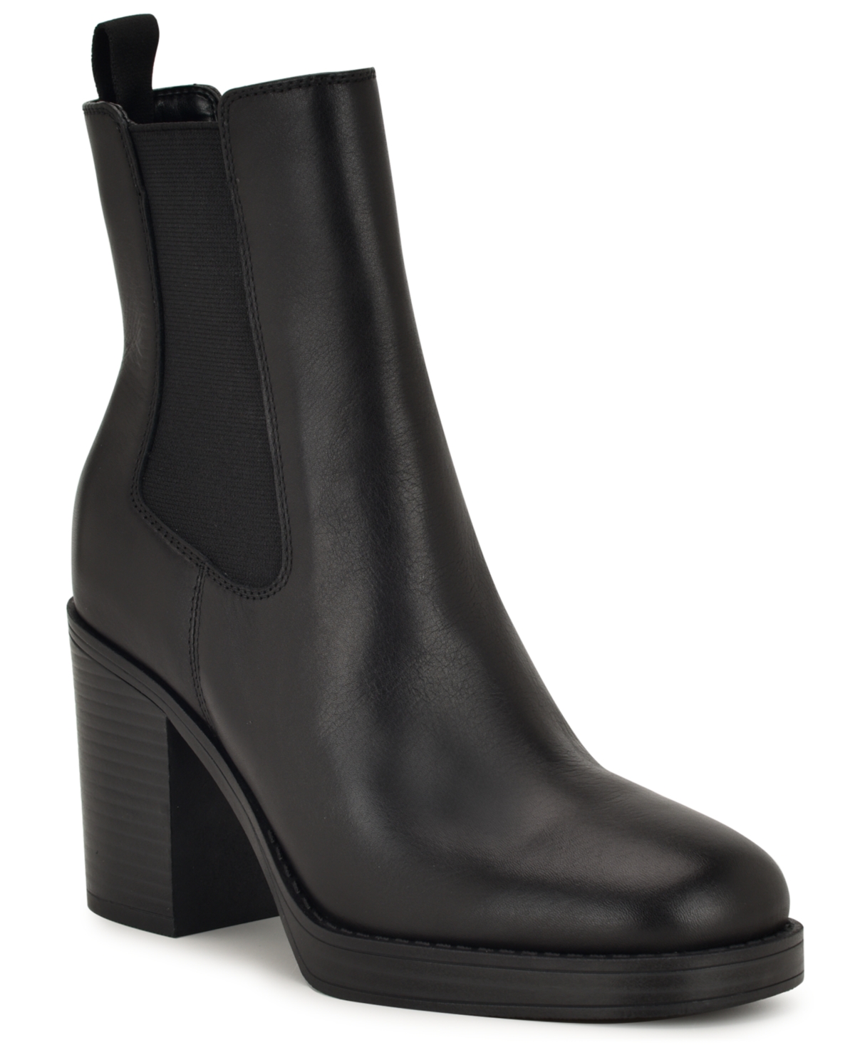 Click here for Nine West Womens Hollin Chelsea Block Heel Booties... prices