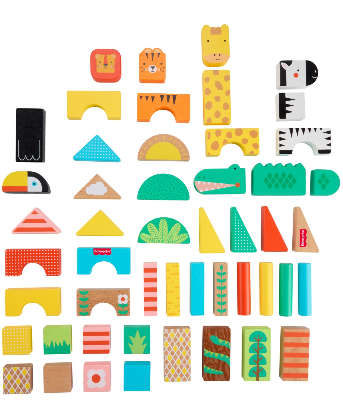 Click here for Fisher Price Wooden Jungle Blocks  Animal-Themed B... prices