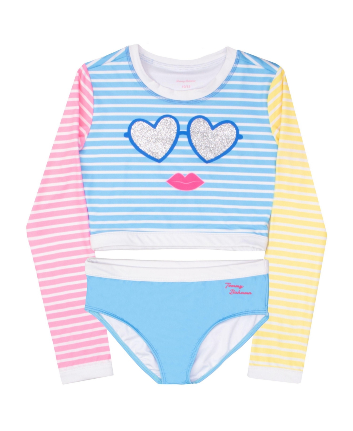 Tommy Bahama Little Girls 2-Piece Swim Set - Blue