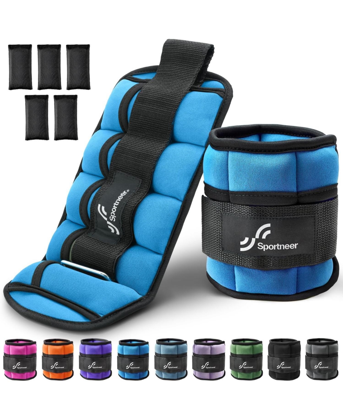 Click here for Sportneer Adjustable Ankle Weights Set of 2-2/3/4/... prices