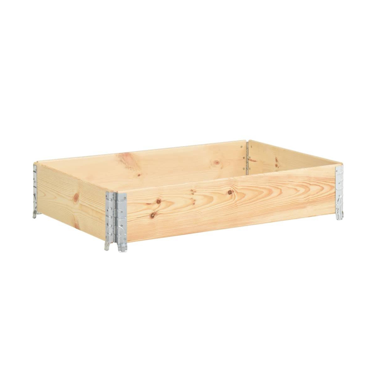 Click here for vidaXL Raised Bed 19.7x39.4 Solid Pine Wood - Brow... prices